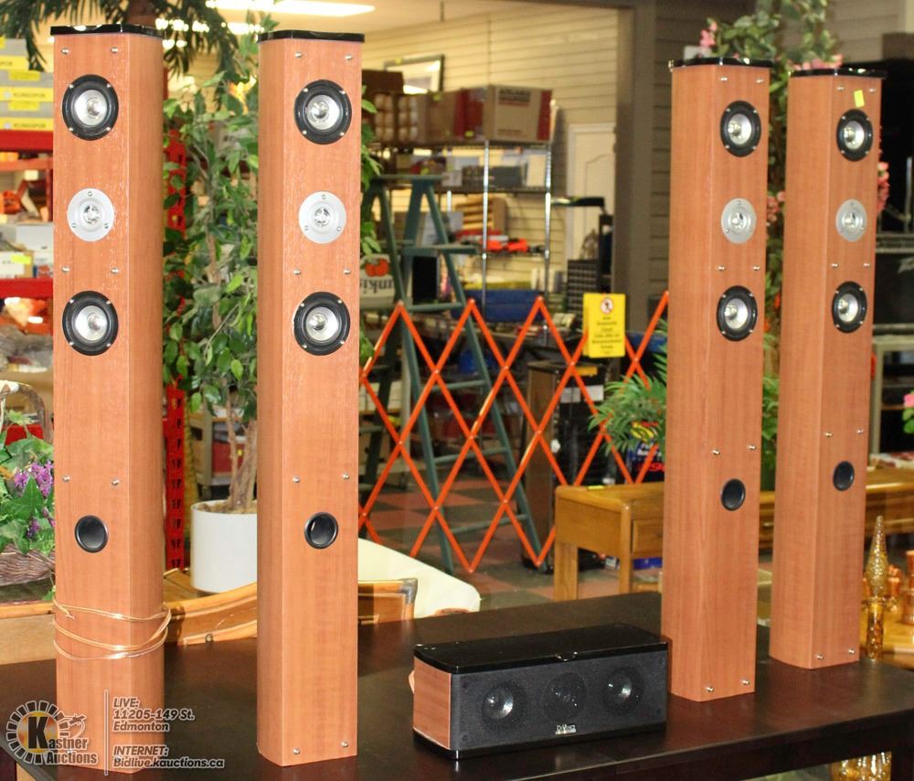 DI VINCI SURROUND SOUND SPEAKERS W/4