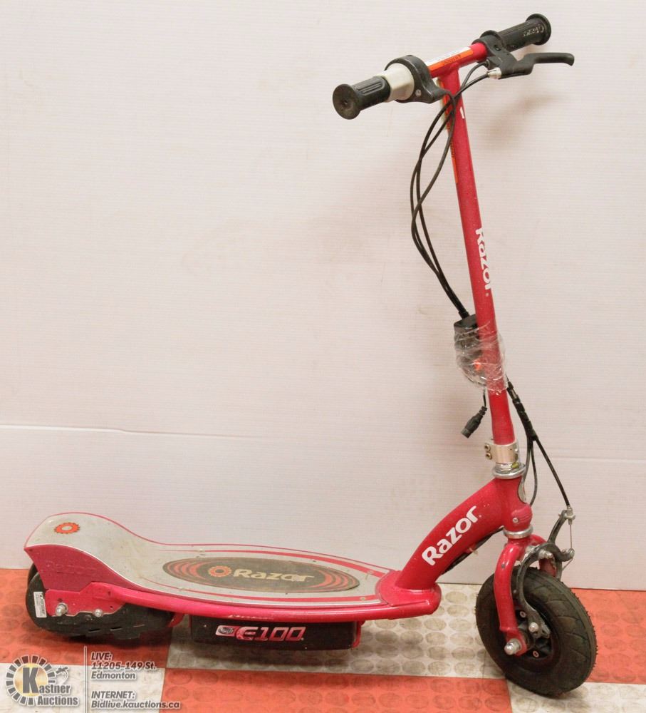 ELECTRIC RAZOR SCOOTER WITH CHARGER PINK