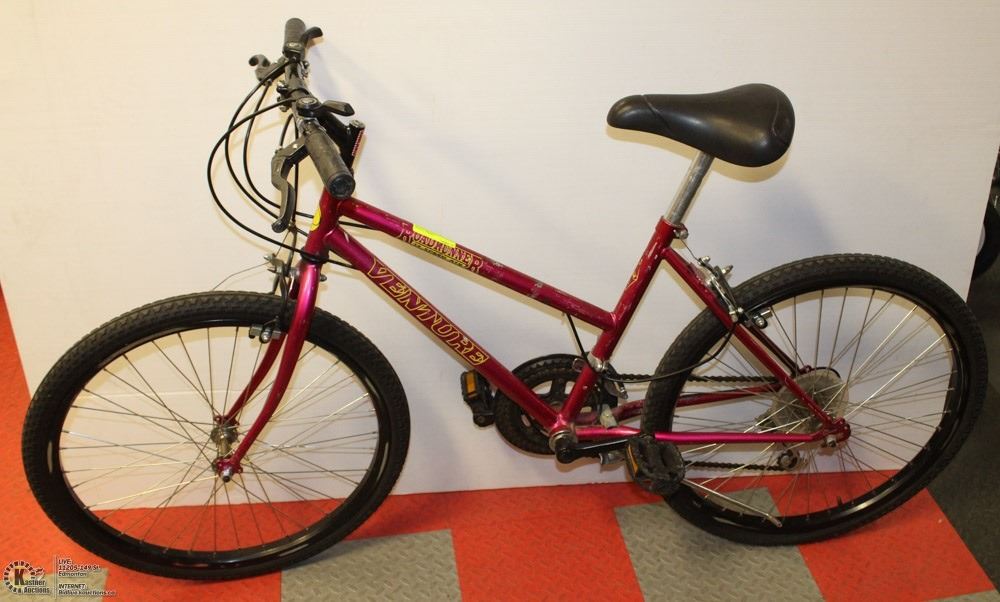 RED ROADRUNNER MOUNTAIN BIKE WITH 21" WHEELS