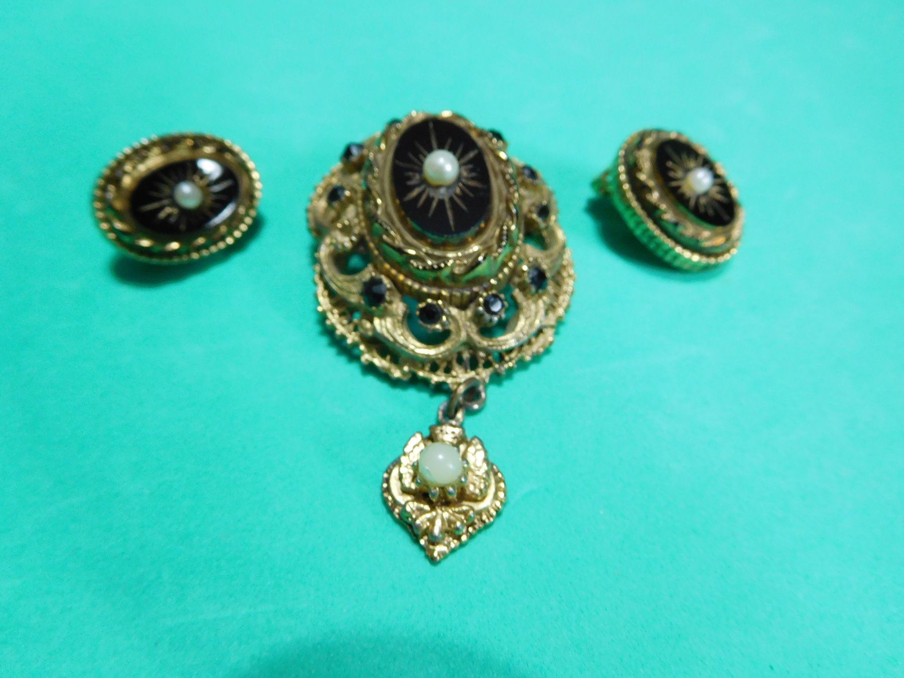 Jewelry Estate - 3 Pieces Vintage Art Deco Sphinx Numbered Jewelry ...