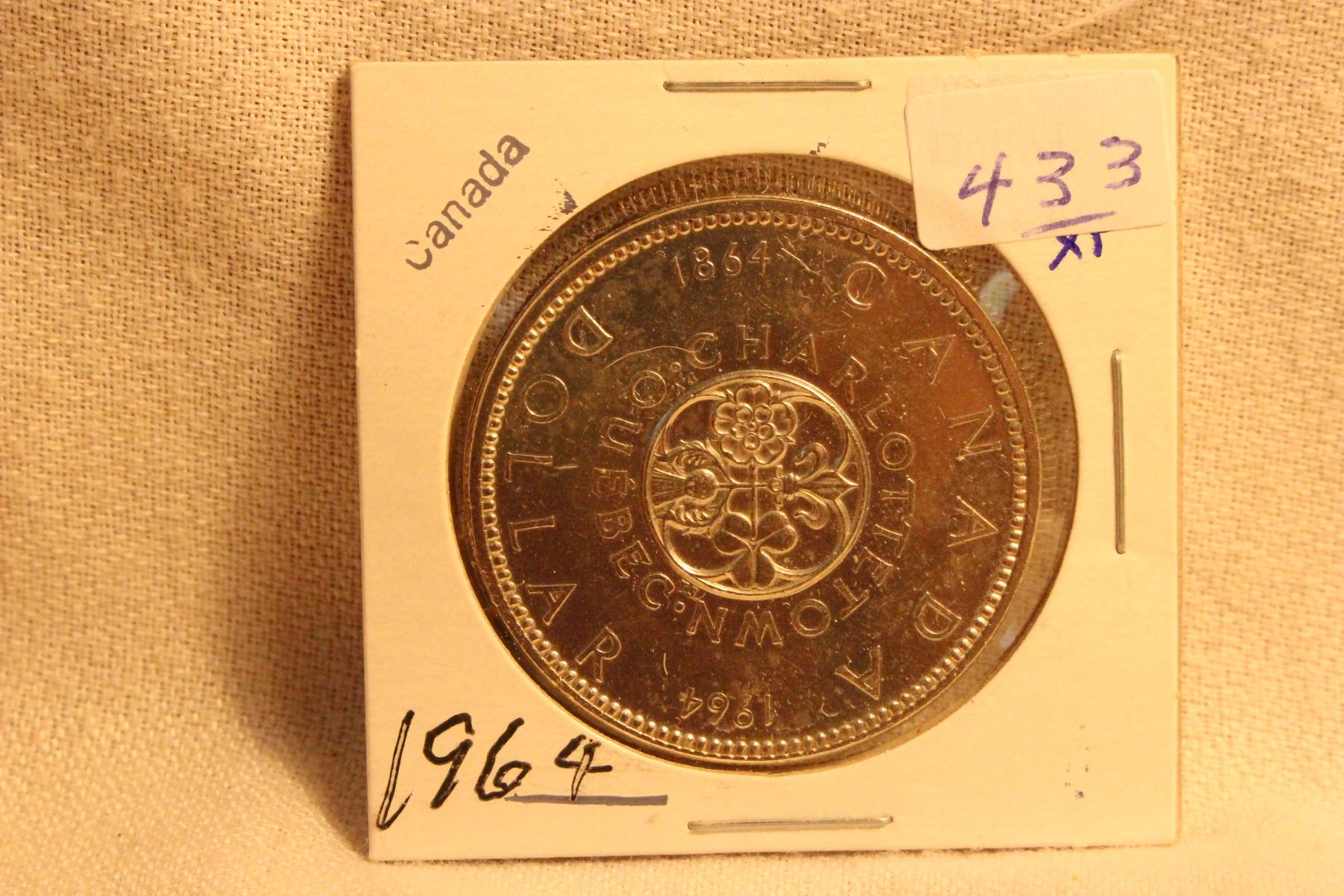 Canada Dollar Coin - 1964 - Silver