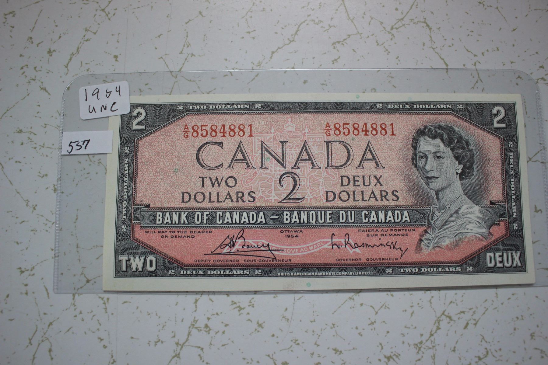 1954 Bank Of Canada Two Dollar Bill Uncirculated 1954-bank-of-canada-two-dollar-bill-uncirculated