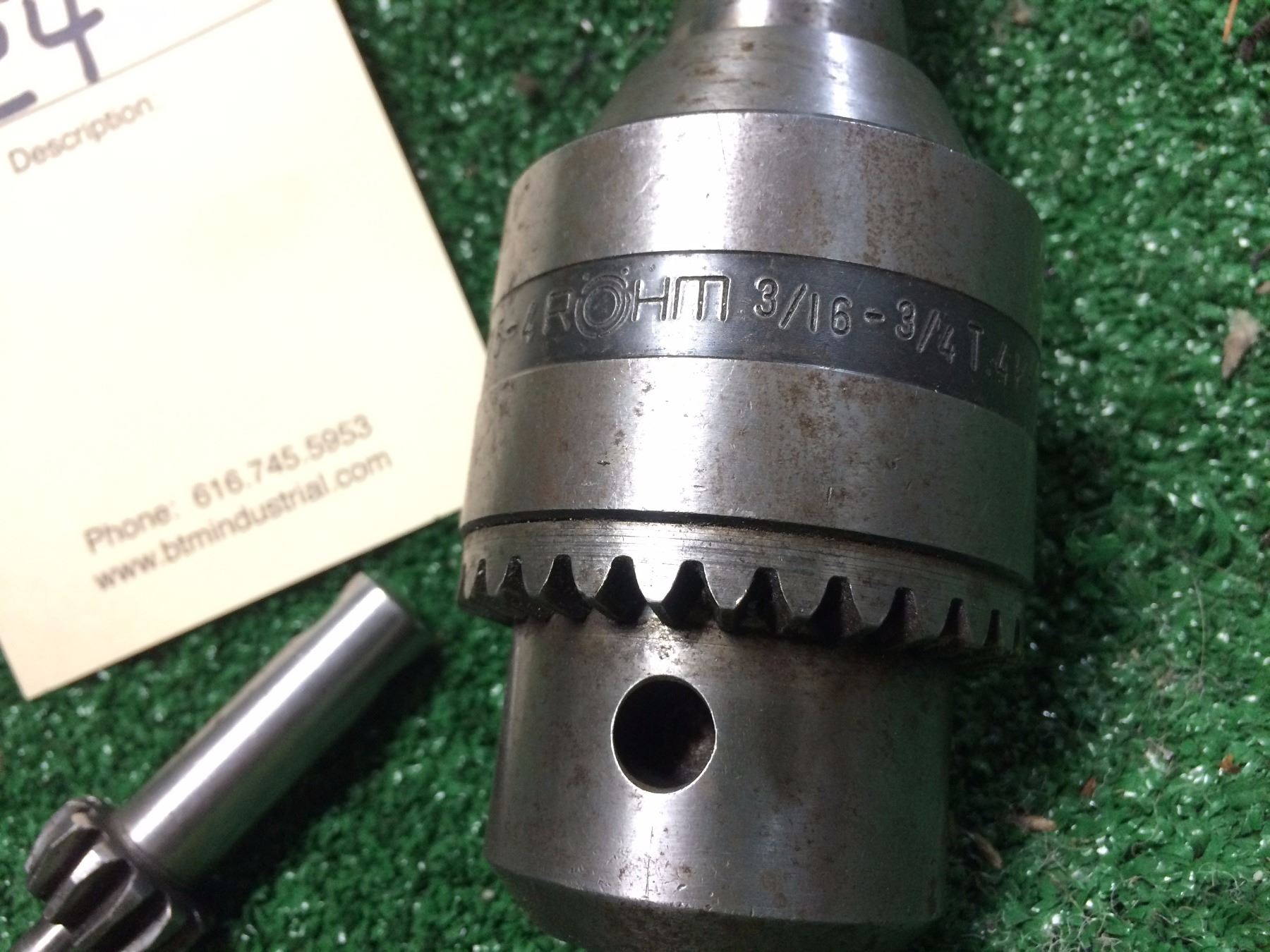 Rohm Chuck R5 4 3 16 To With Key Made In Germany BTM Industrial rohm-chuck-r5-4-3-16-to-with-key-made-in-germany-btm-industrial