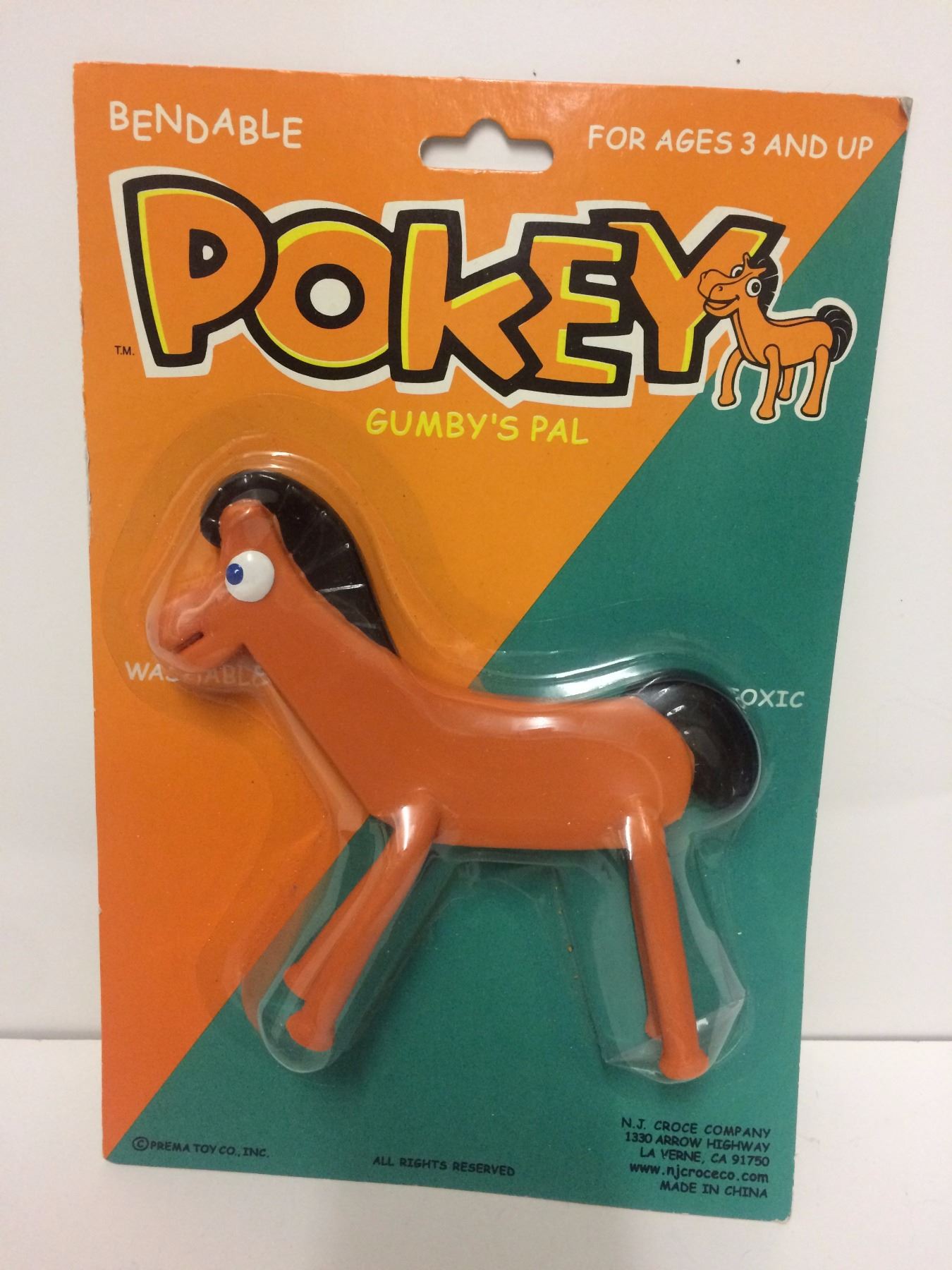 LARGE 6" POKEY Bendable Posable doll TV cartoon toy Action figure BENDY