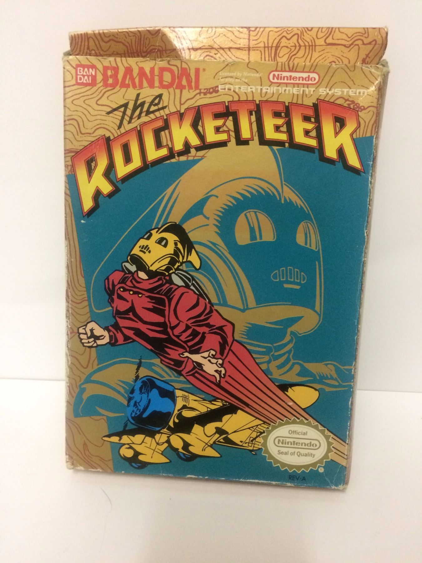 THE ROCKETEER VIDEO GAME NINTENDO NES 1991