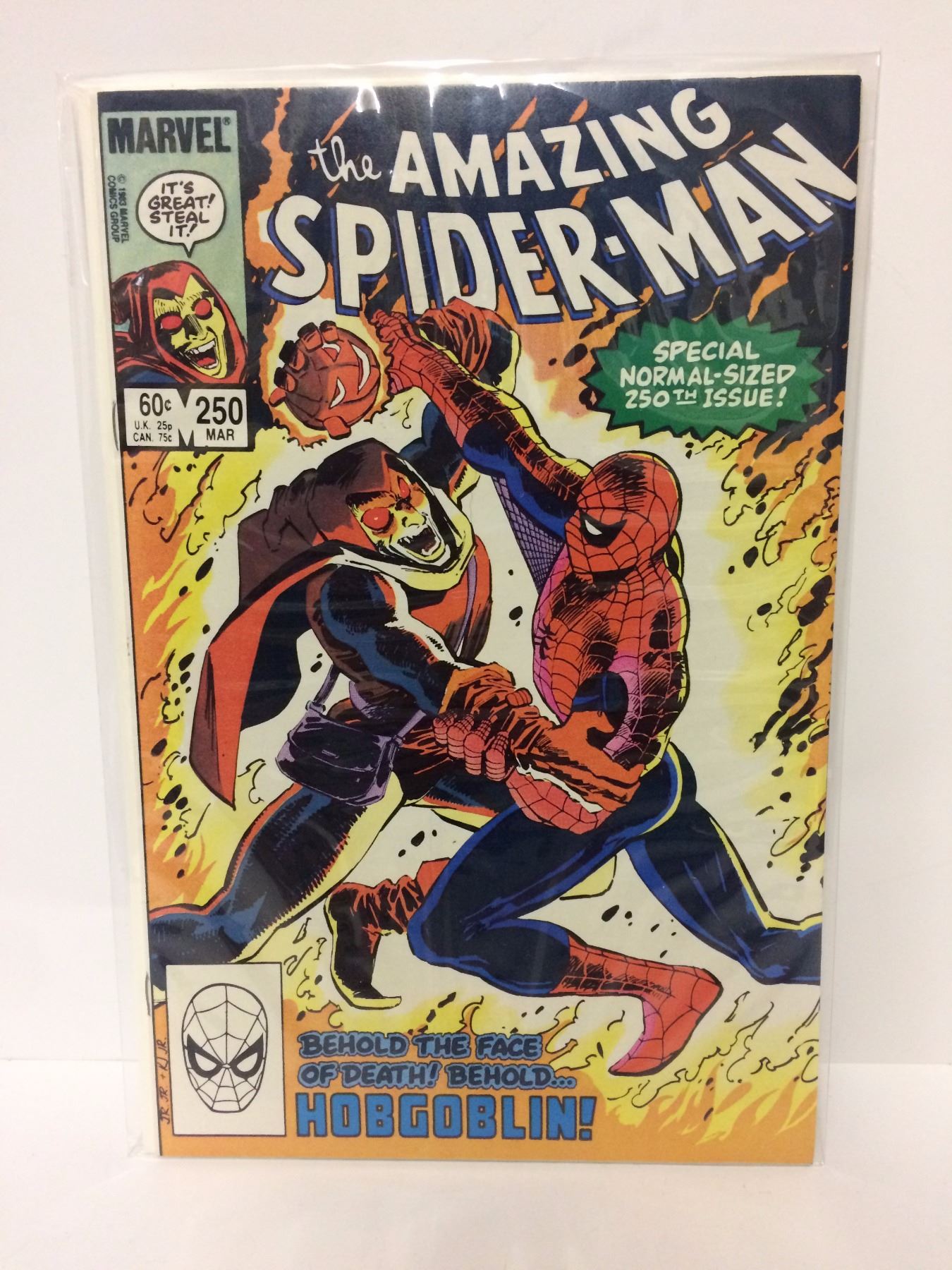 Amazing Spider-Man #250 Marvel Comics 1963 Series Hobgoblin appearance