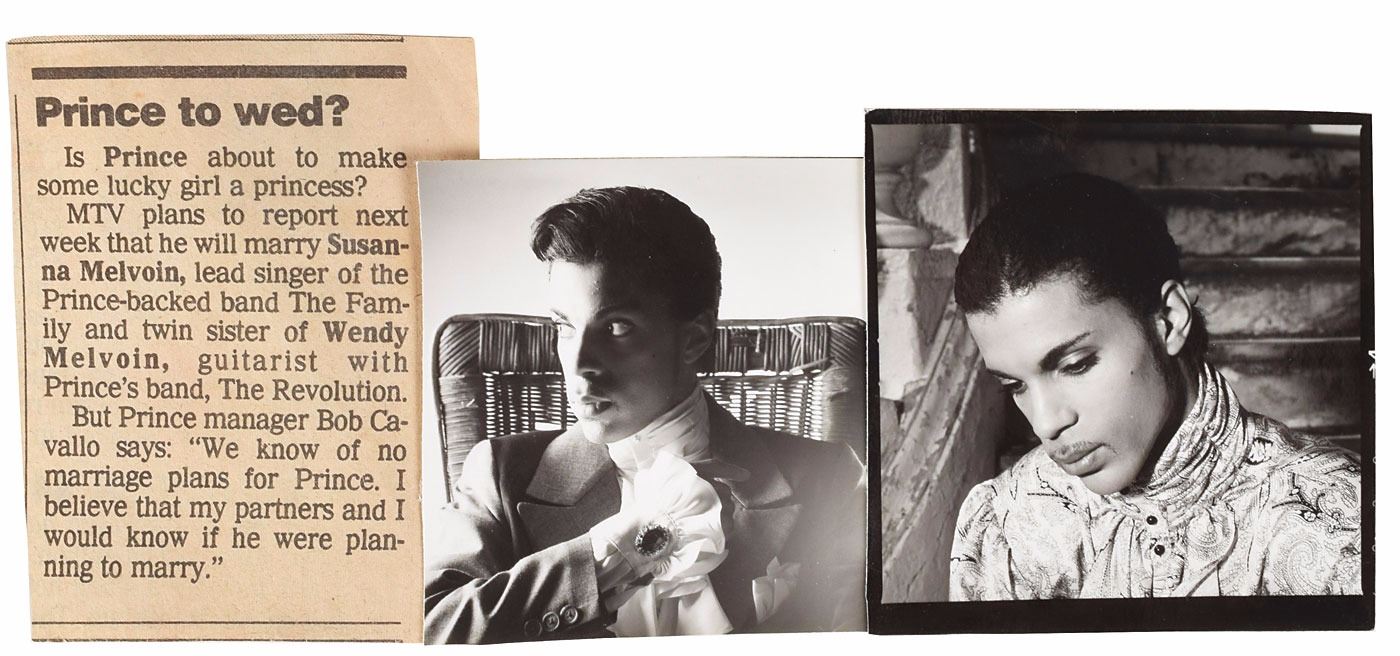 Prince Marriage Proposal to Susannah Melvoin