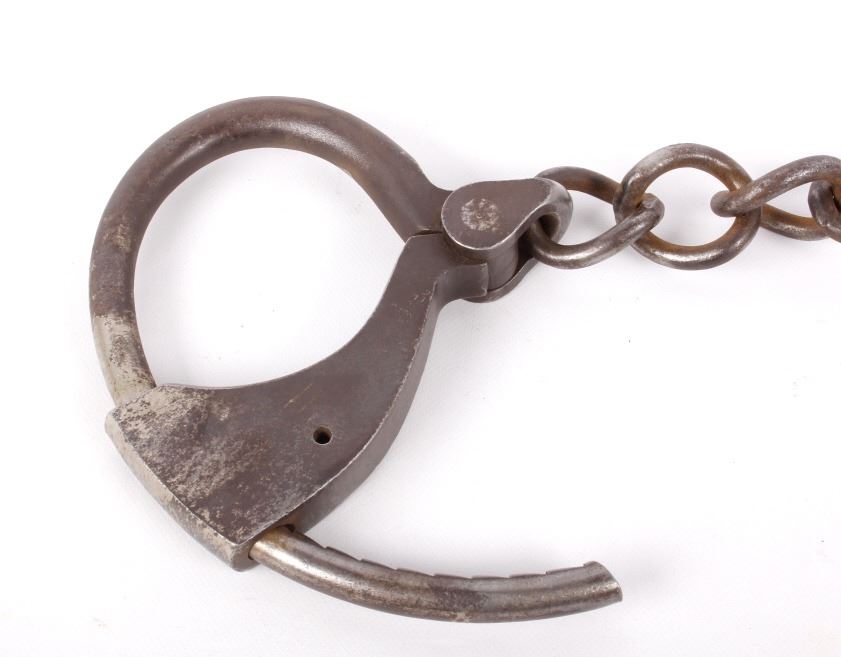 Tower Double-Lock Leg Irons C. 1850