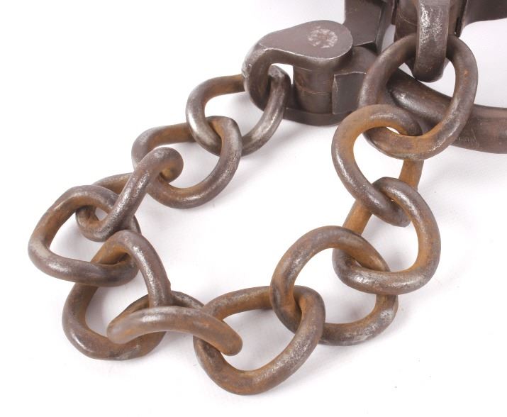 Tower Double-Lock Leg Irons C. 1850