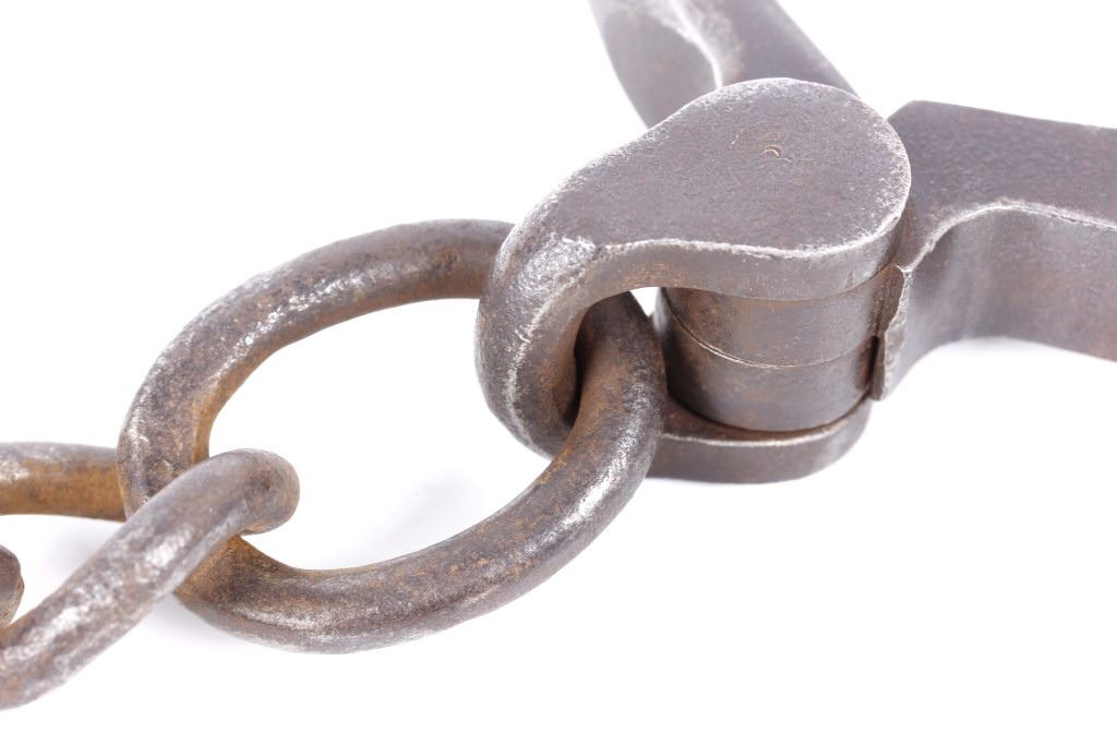 Tower Double-Lock Leg Irons C. 1850