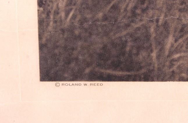 c.1912 Original Roland Reed Framed Photogravure