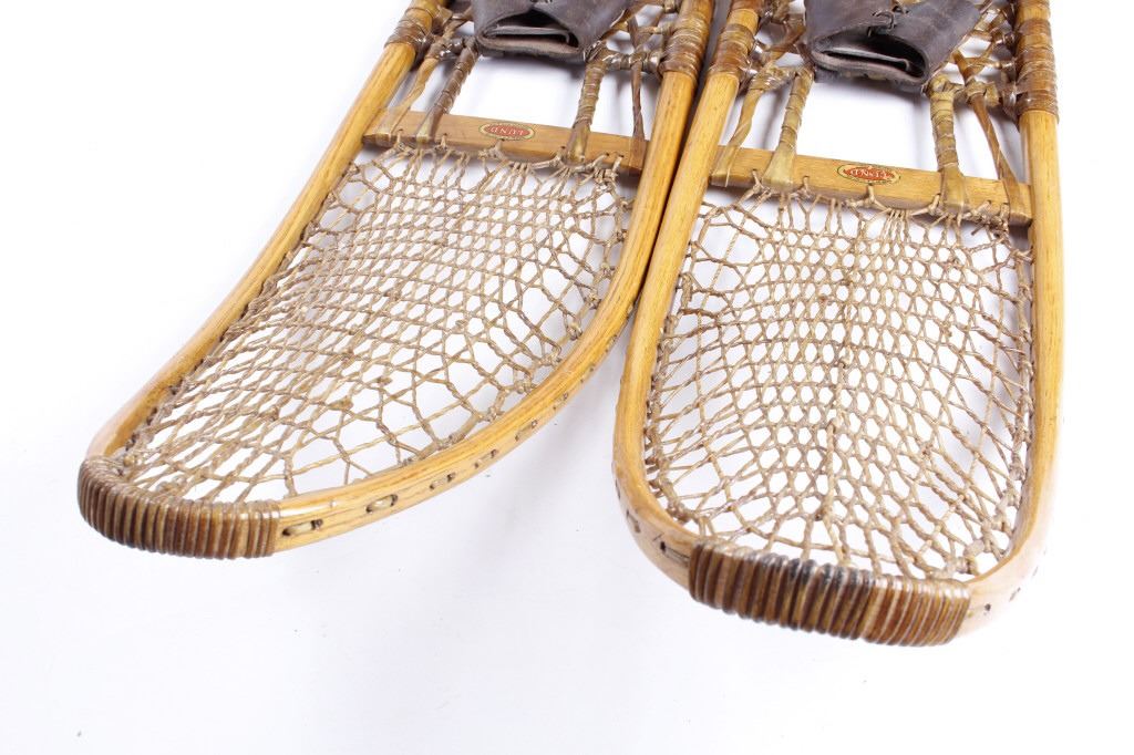 RARE WW2 US Military Issue Lund Snow Shoes