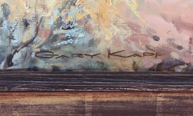 Gary Kapp (b.1942) Original Oil on Canvas Painting