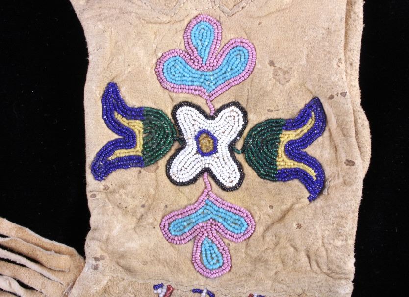 Nez Perce Native American Beaded Gauntlets