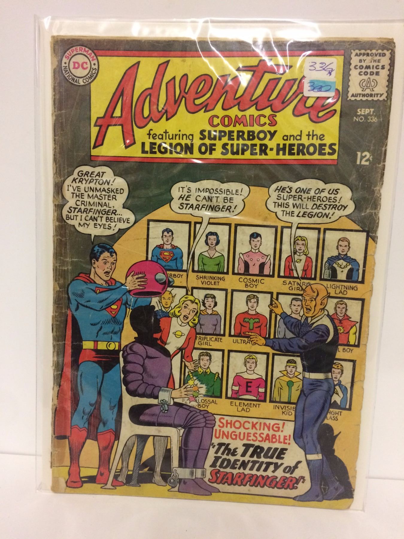Adventure Comics #336 DC Comics Superboy 1960's