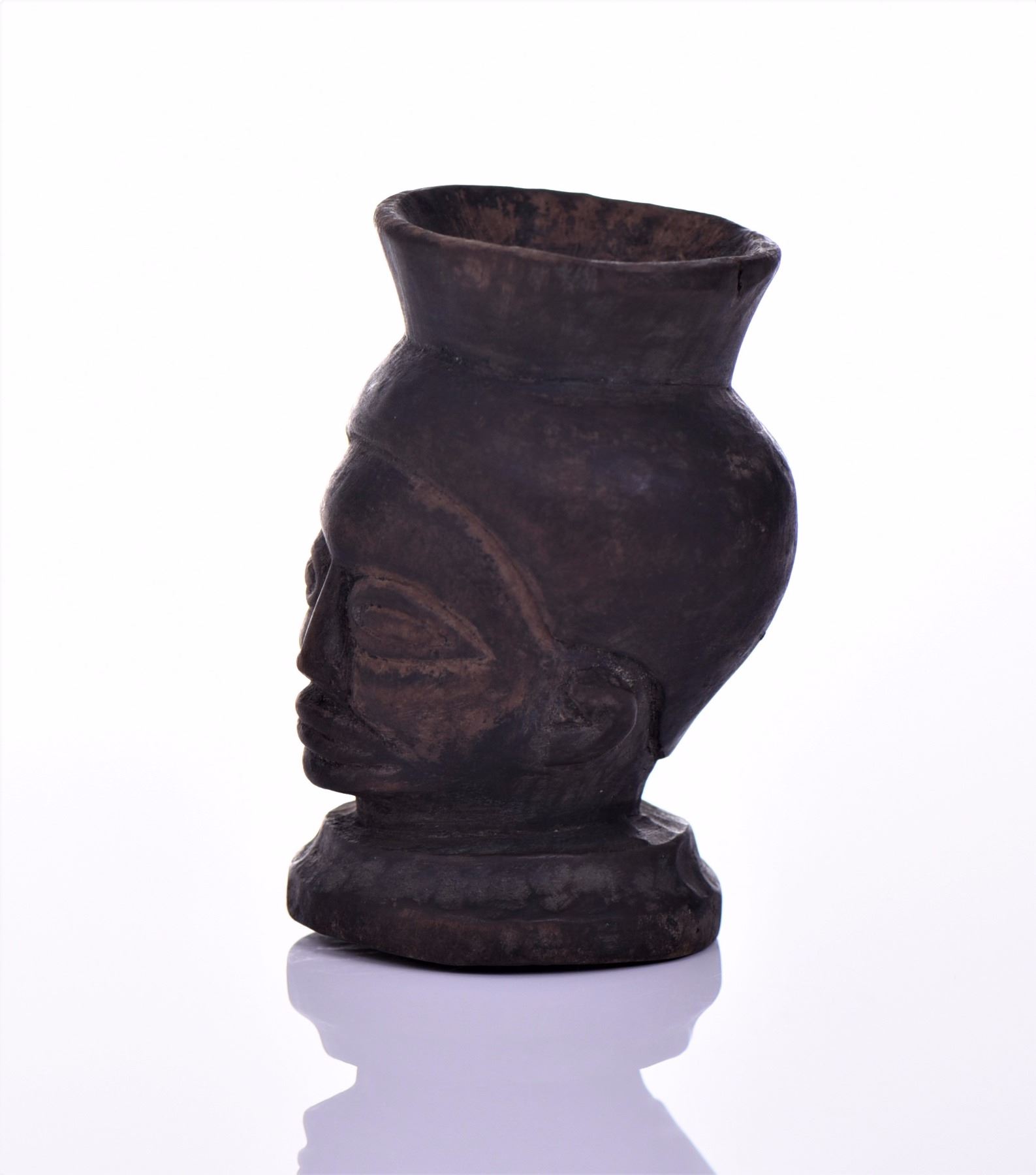 African Kuba Cup, Congo, Wood Carving. Provenance: