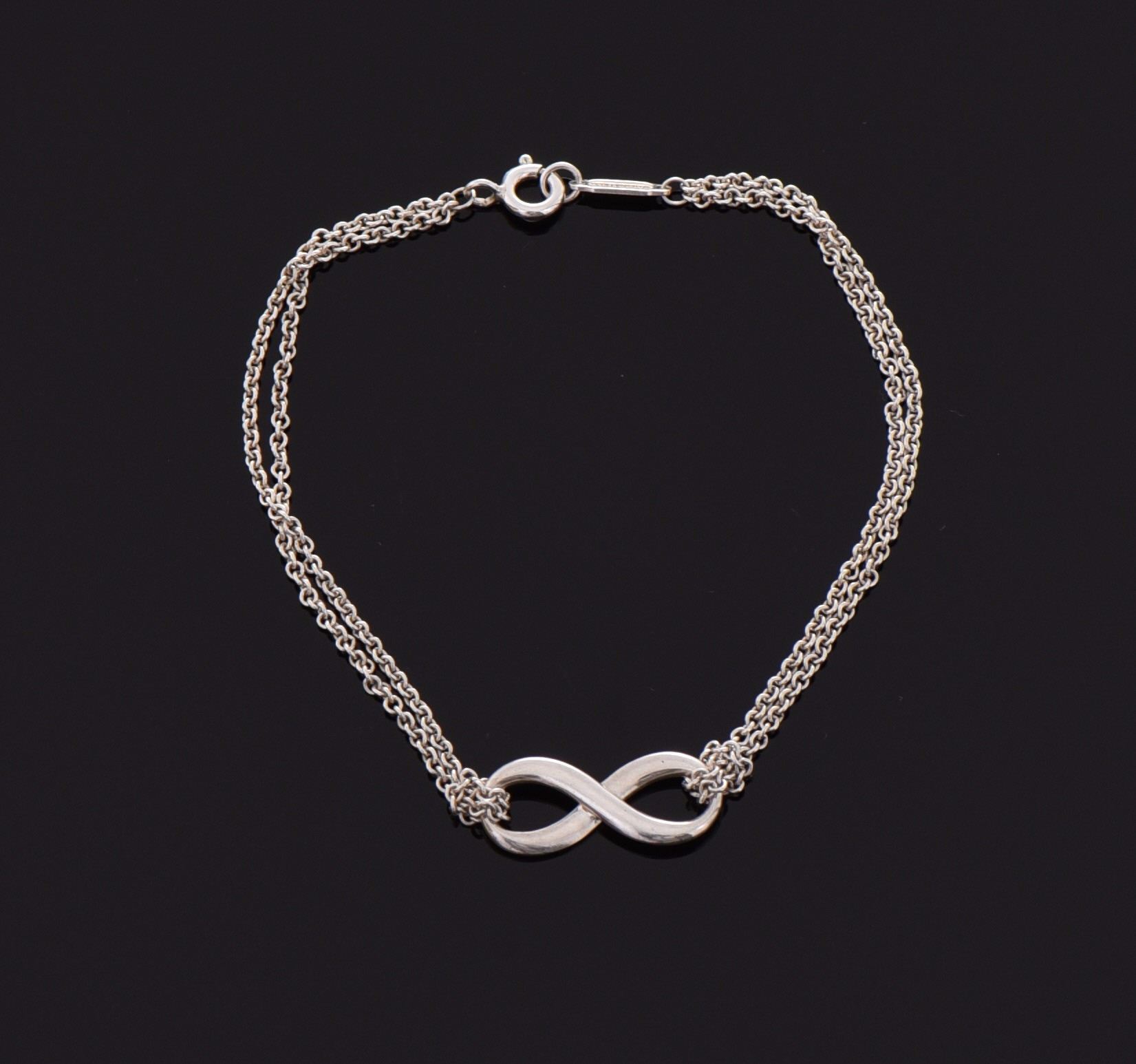 Tiffany and Co. Sterling Silver figure eight brace