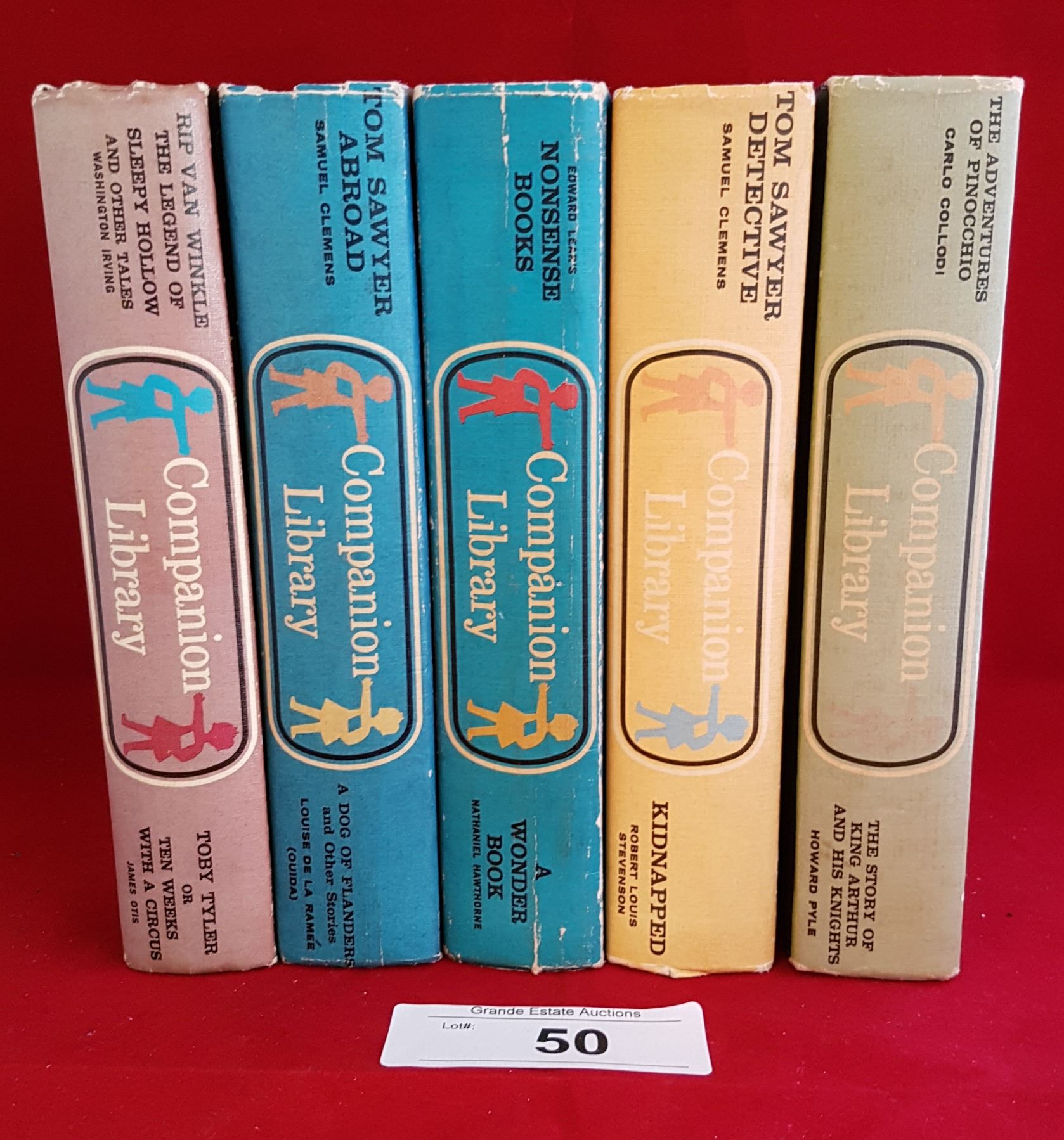 FIVE 1960'S COMPANION LIBRARY DOUBLE SIDED BOOKS