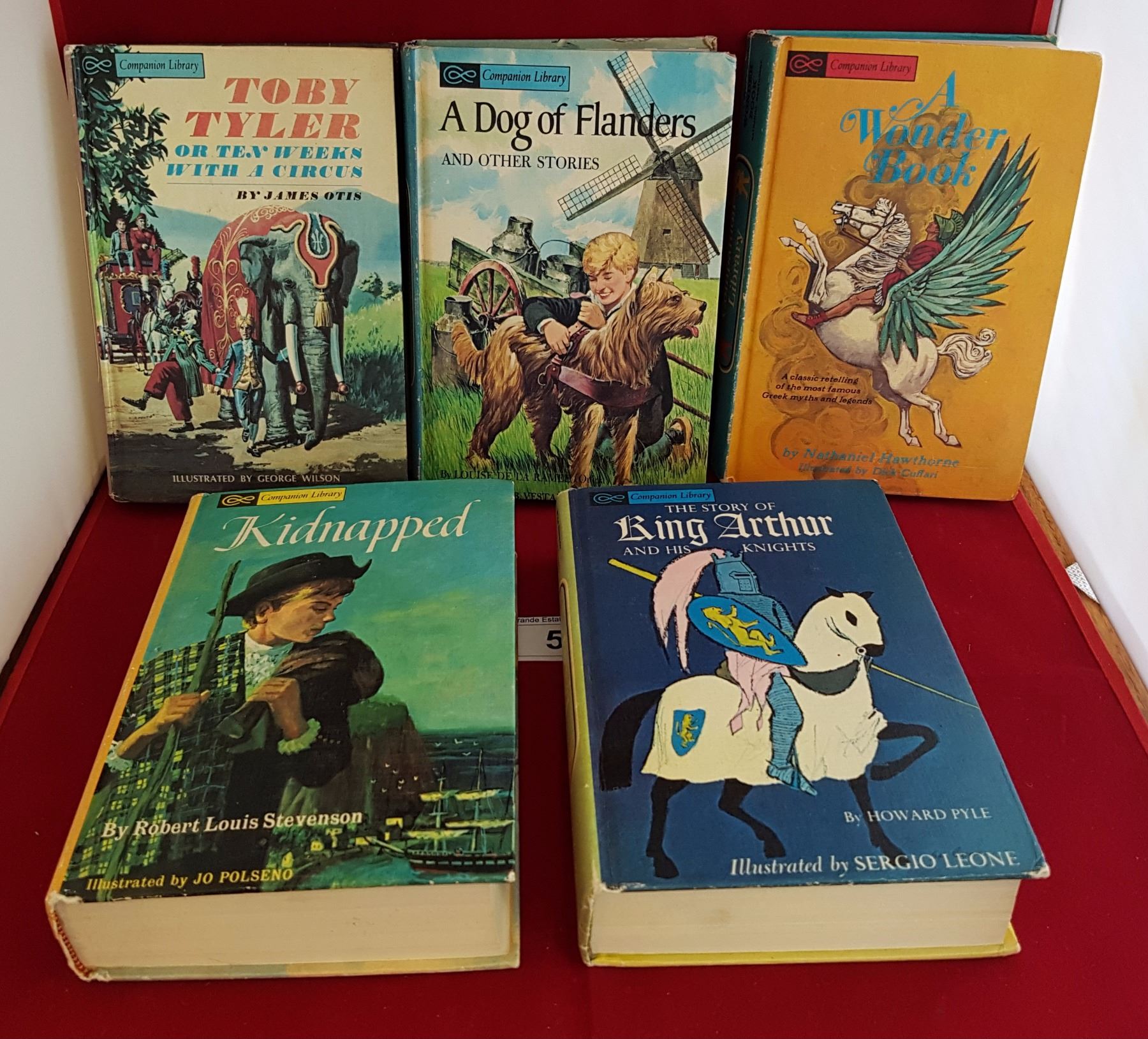 FIVE 1960'S COMPANION LIBRARY DOUBLE SIDED BOOKS