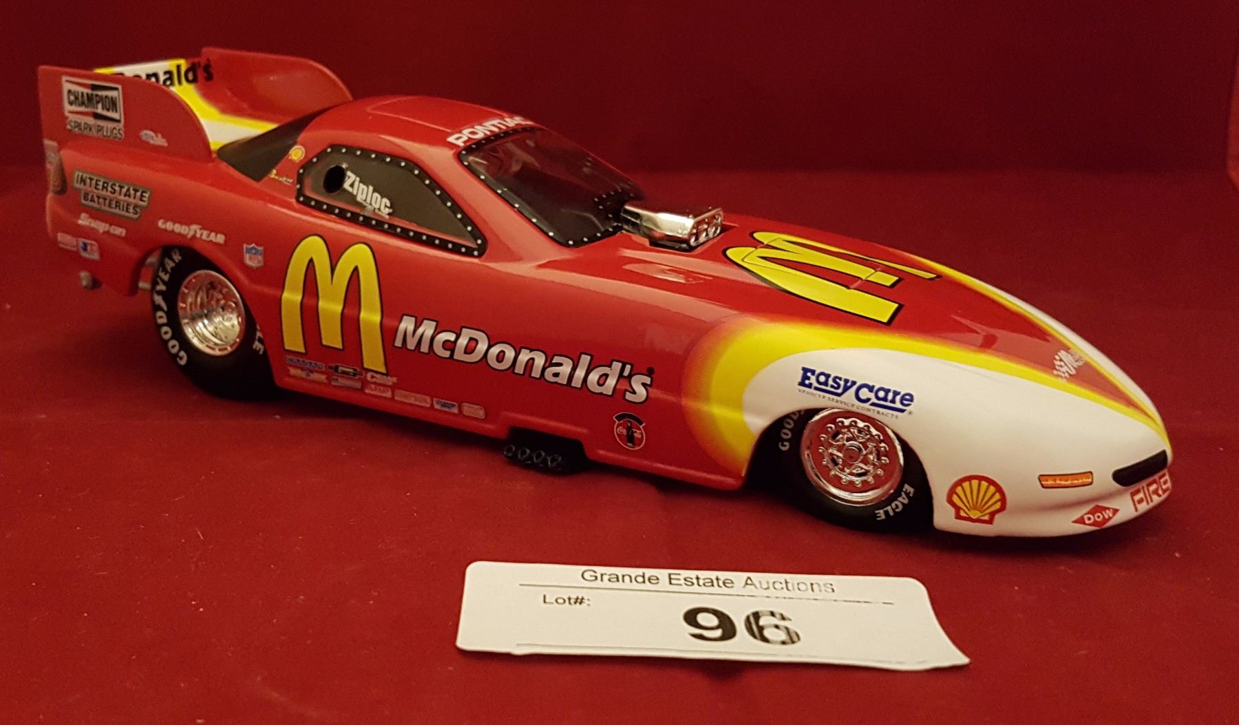 1997 MCDONALD'S FUNNY CAR DIE CAST 1:24 SCALE