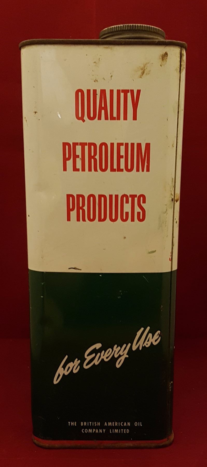BA (BRITISH AMERICAN OIL COMPANY LTD) 1GALLON PAINT THINNER CAN