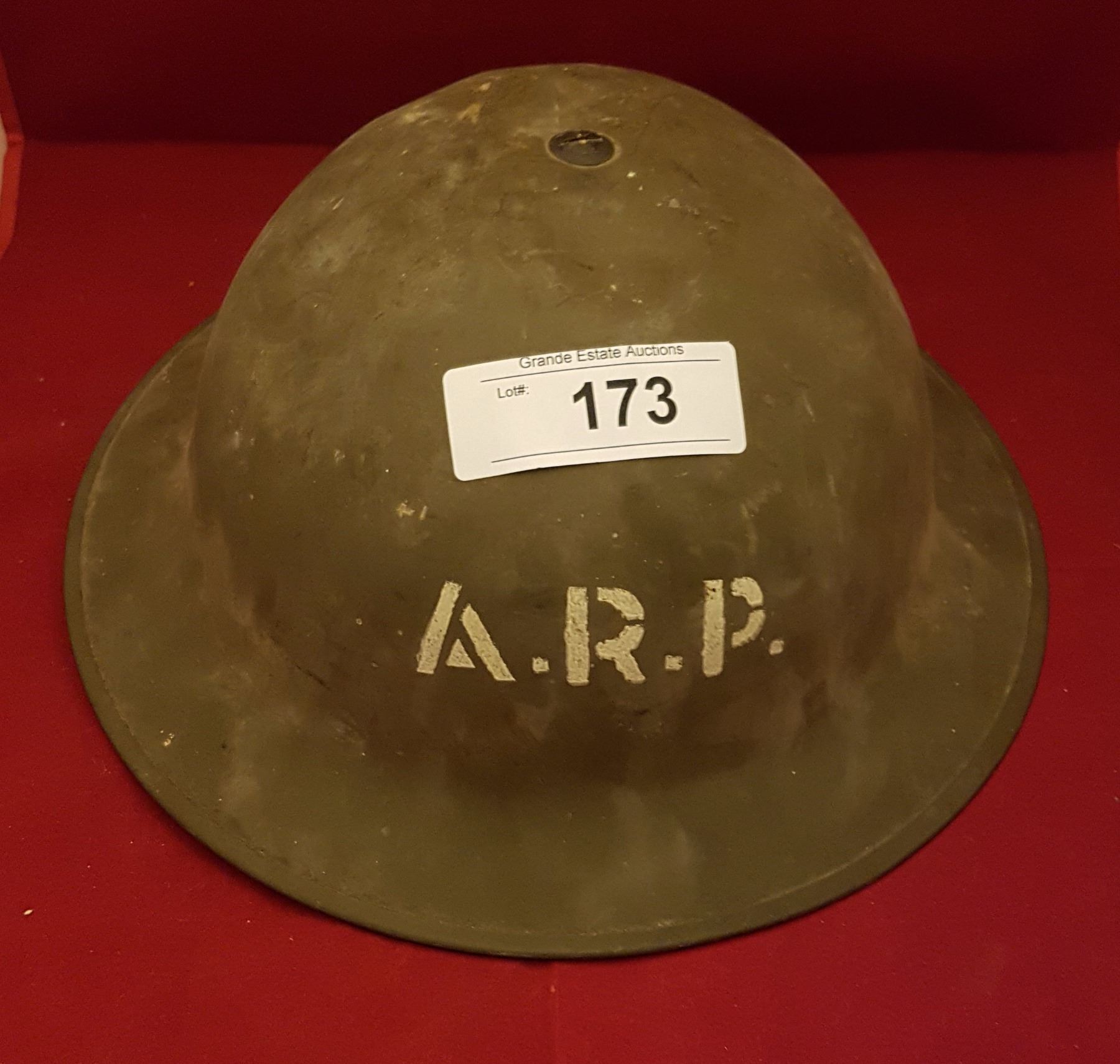 WWII (ARP) AIR RAID PRECAUTIONARY HELMET