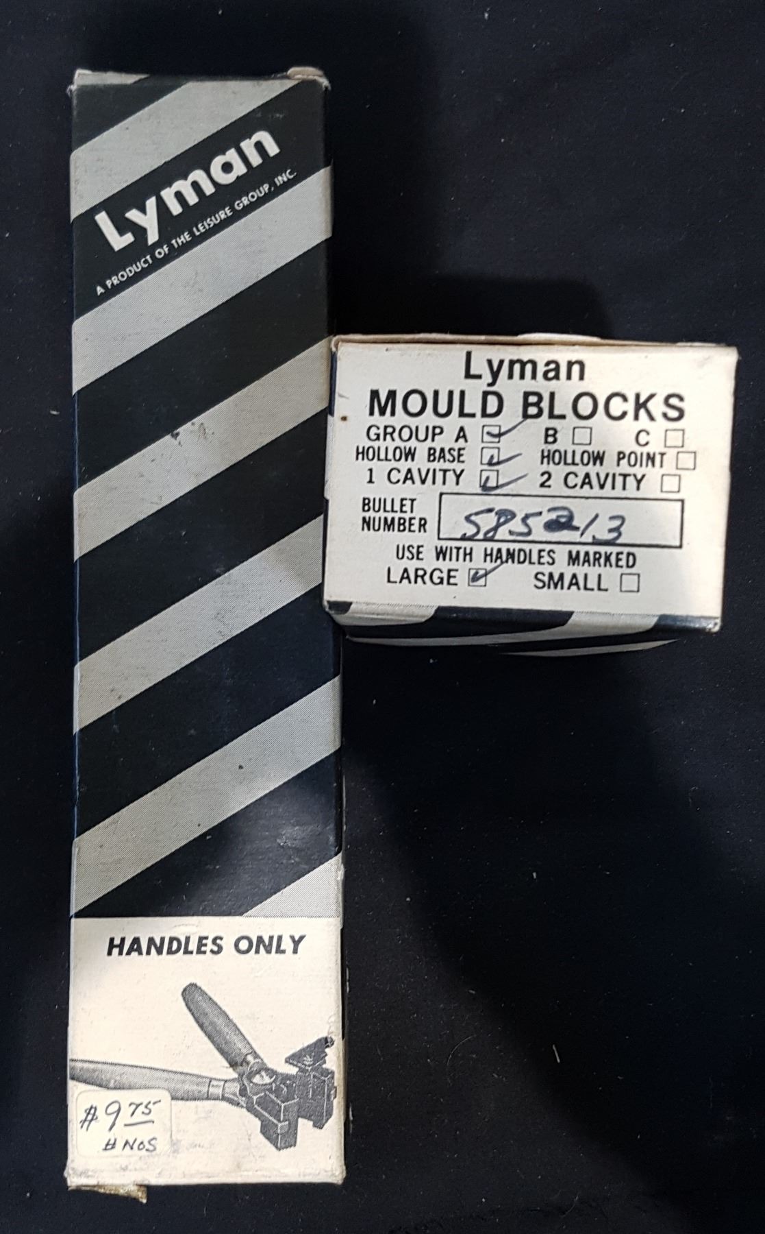 LYMAN 585213 BULLET NUMBER BULLET MOULD W/HANDLES