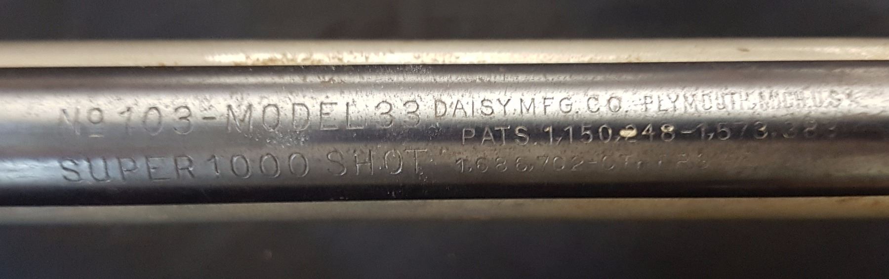 VINTAGE DAISY MODEL 103 BB GUN C.1933-1965