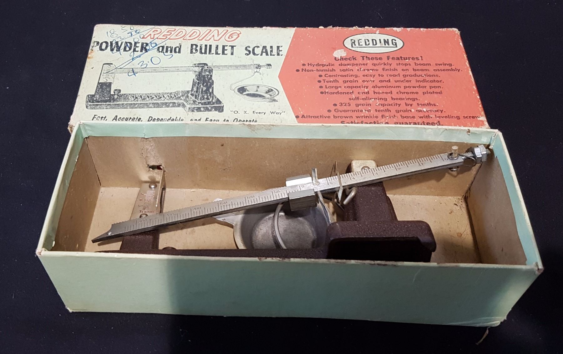 REDDING POWDER & BULLET SCALE