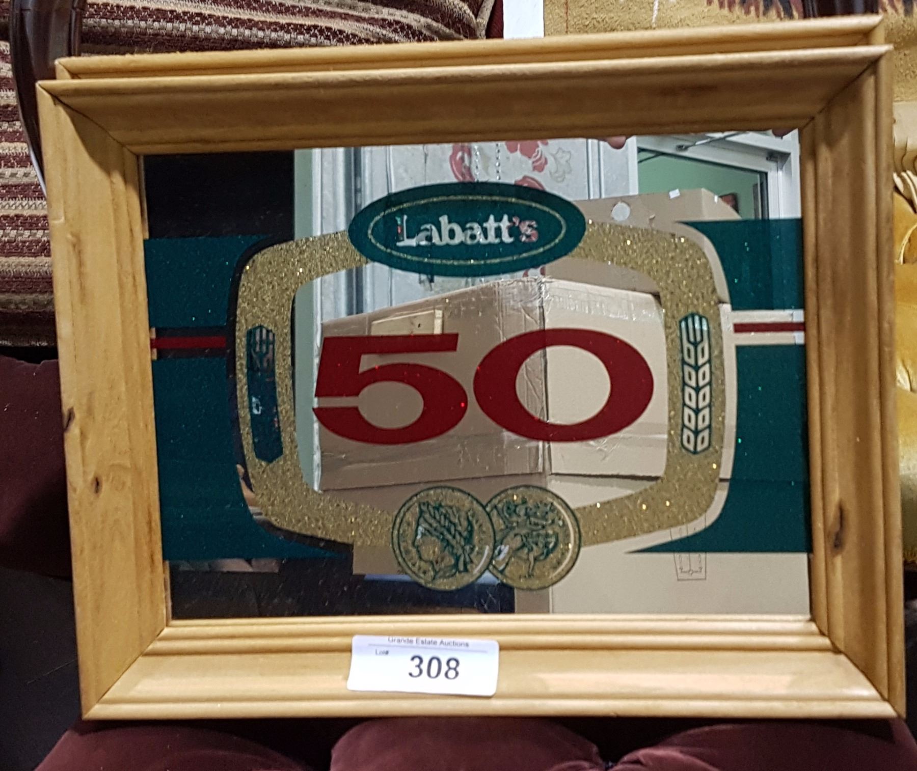LABATT'S 50 ALE BAR MIRROR