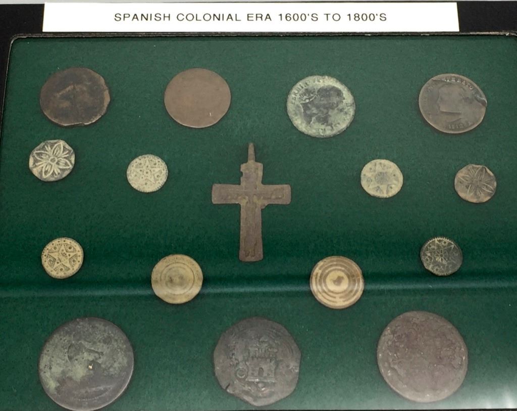 Spanish Colonial Era Coins And Buttons