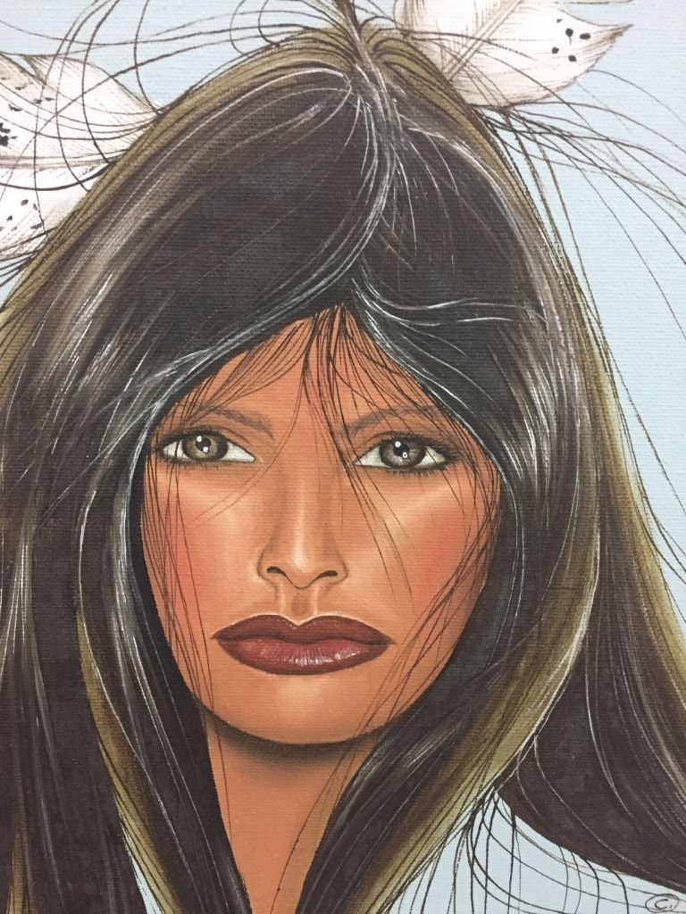 Melvin Herrera (Apache) Original Art