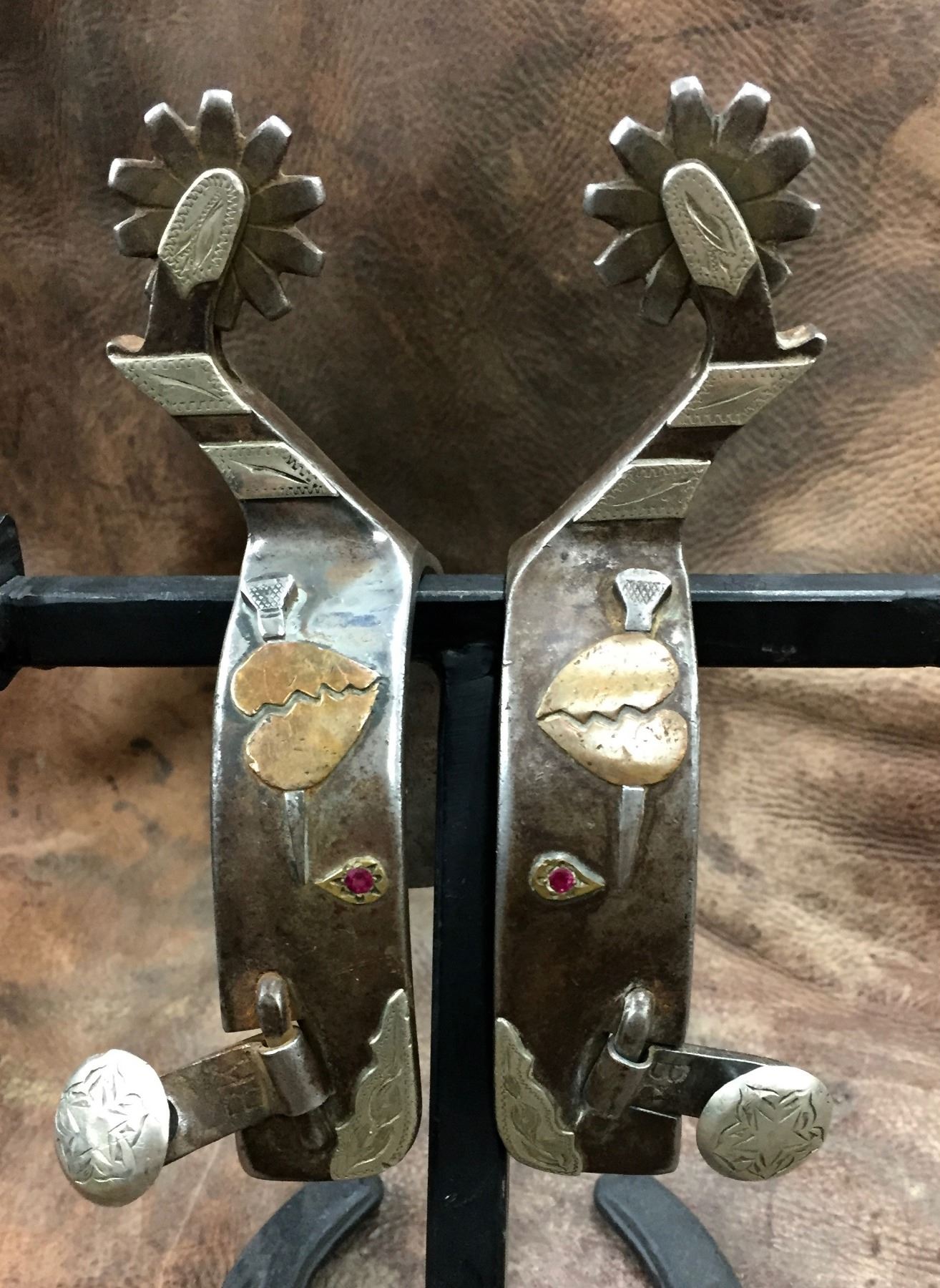 Double Mounted Spurs - Buddy Night