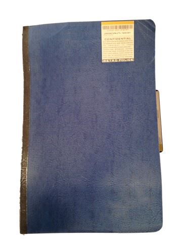 Underworld: Awakening Metro Police Case File Movie Props