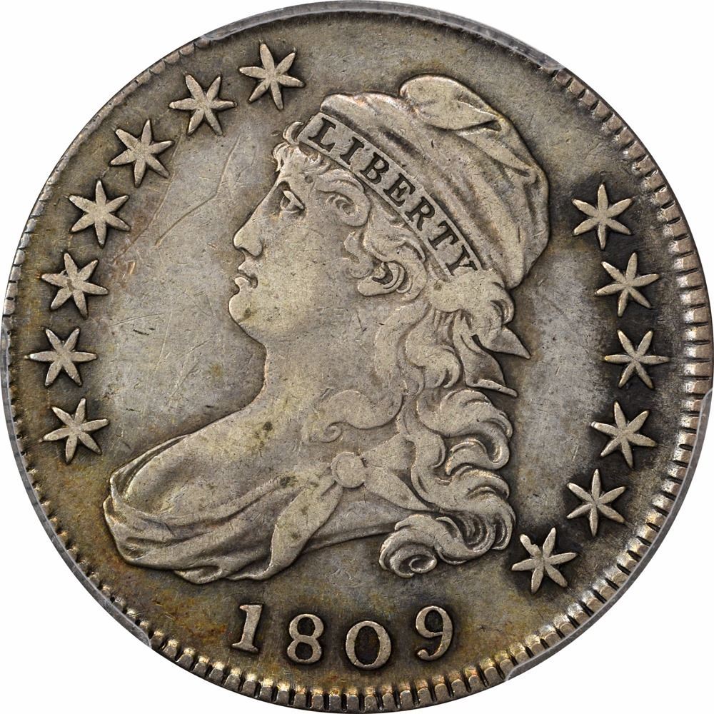 1809 50C. PCGS VF35.