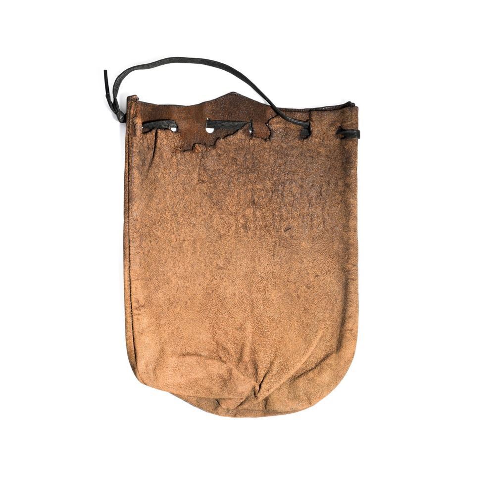 California. Williams. Bank of Williams Leather Banking Pouch. 7” x 5 ½”.