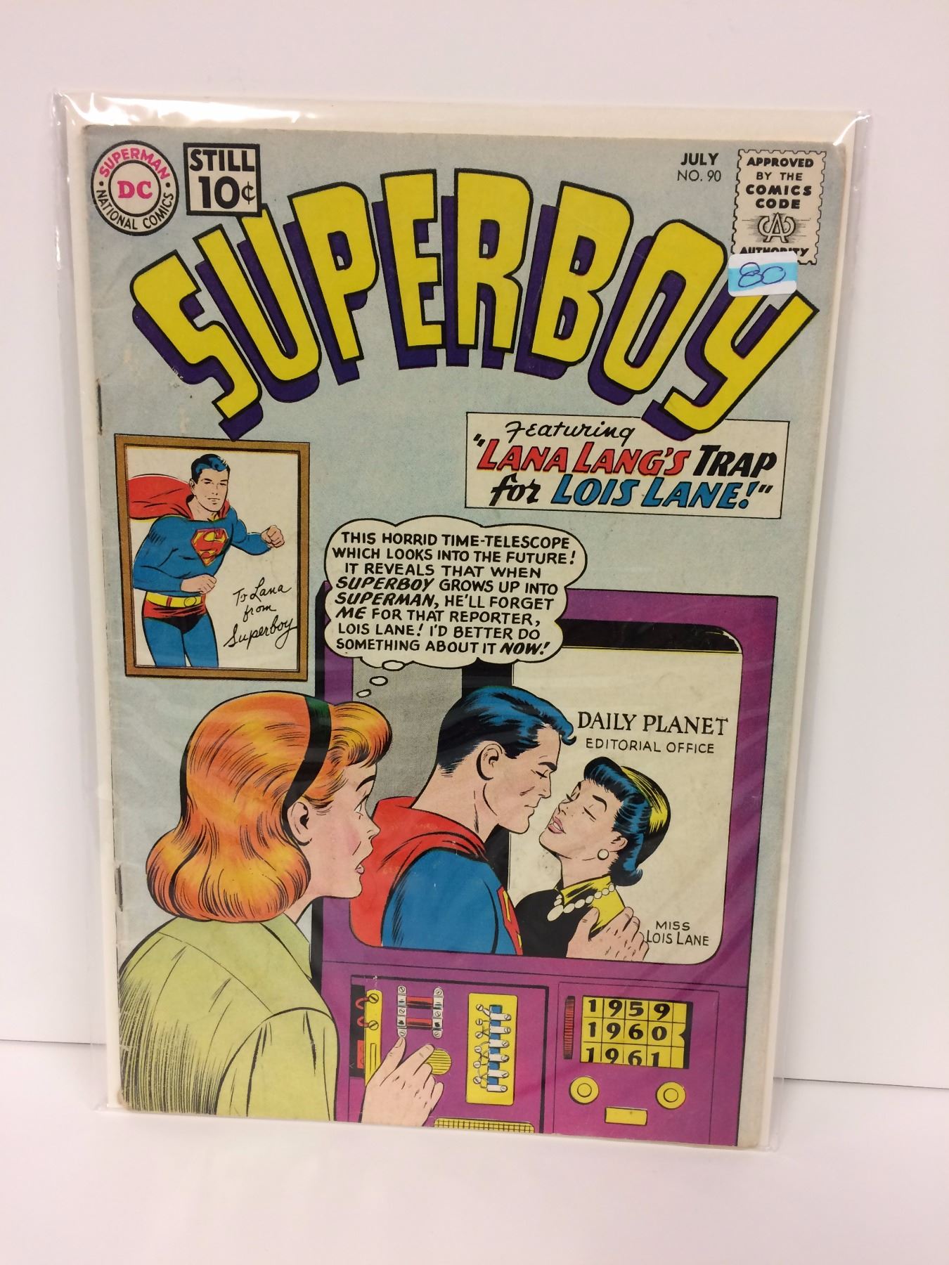 SUPERBOY #90 1961 DC Vintage Comic
