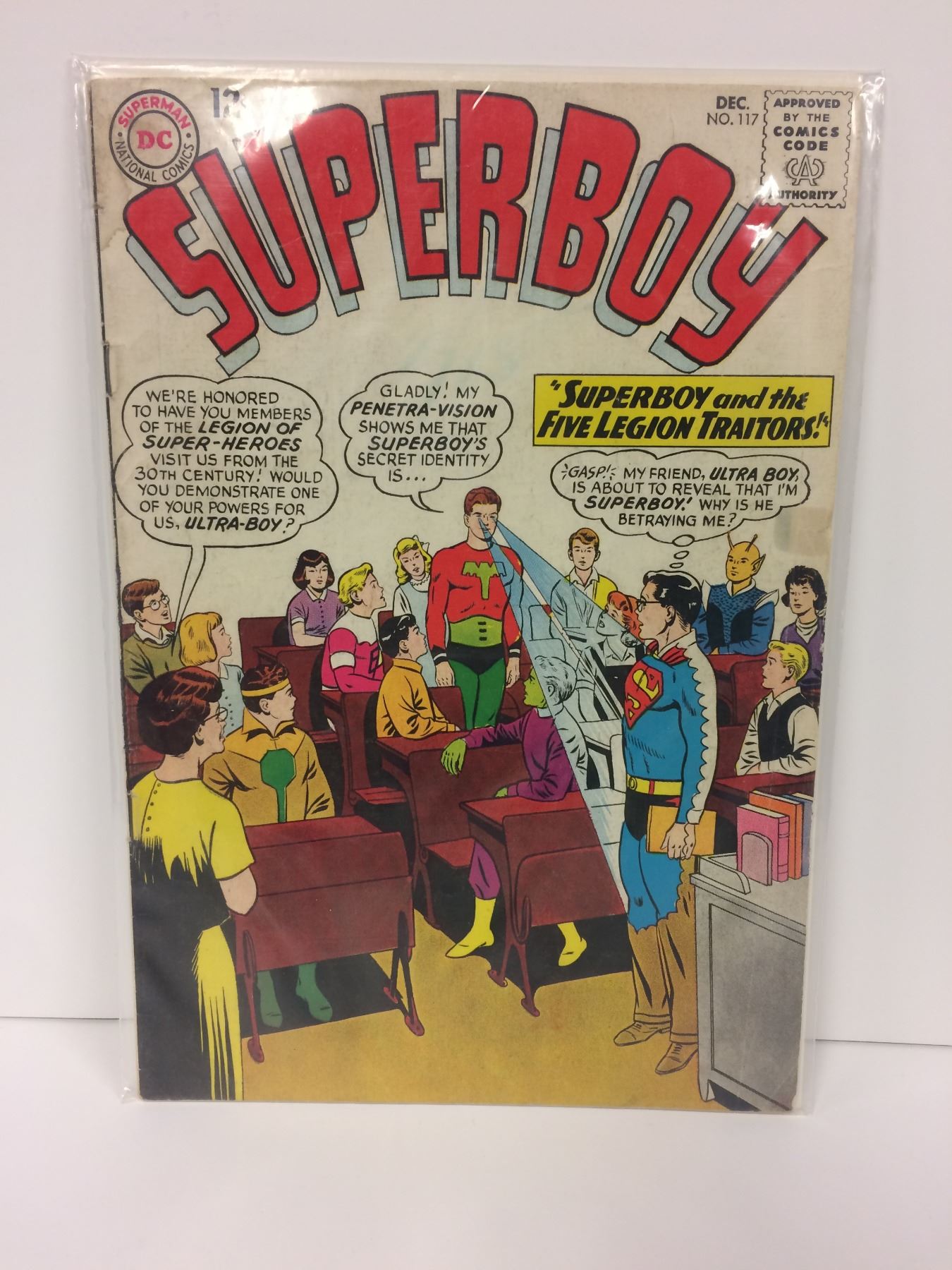 Superboy #117 December 1964 DC COMIC- Legion of Super Heroes
