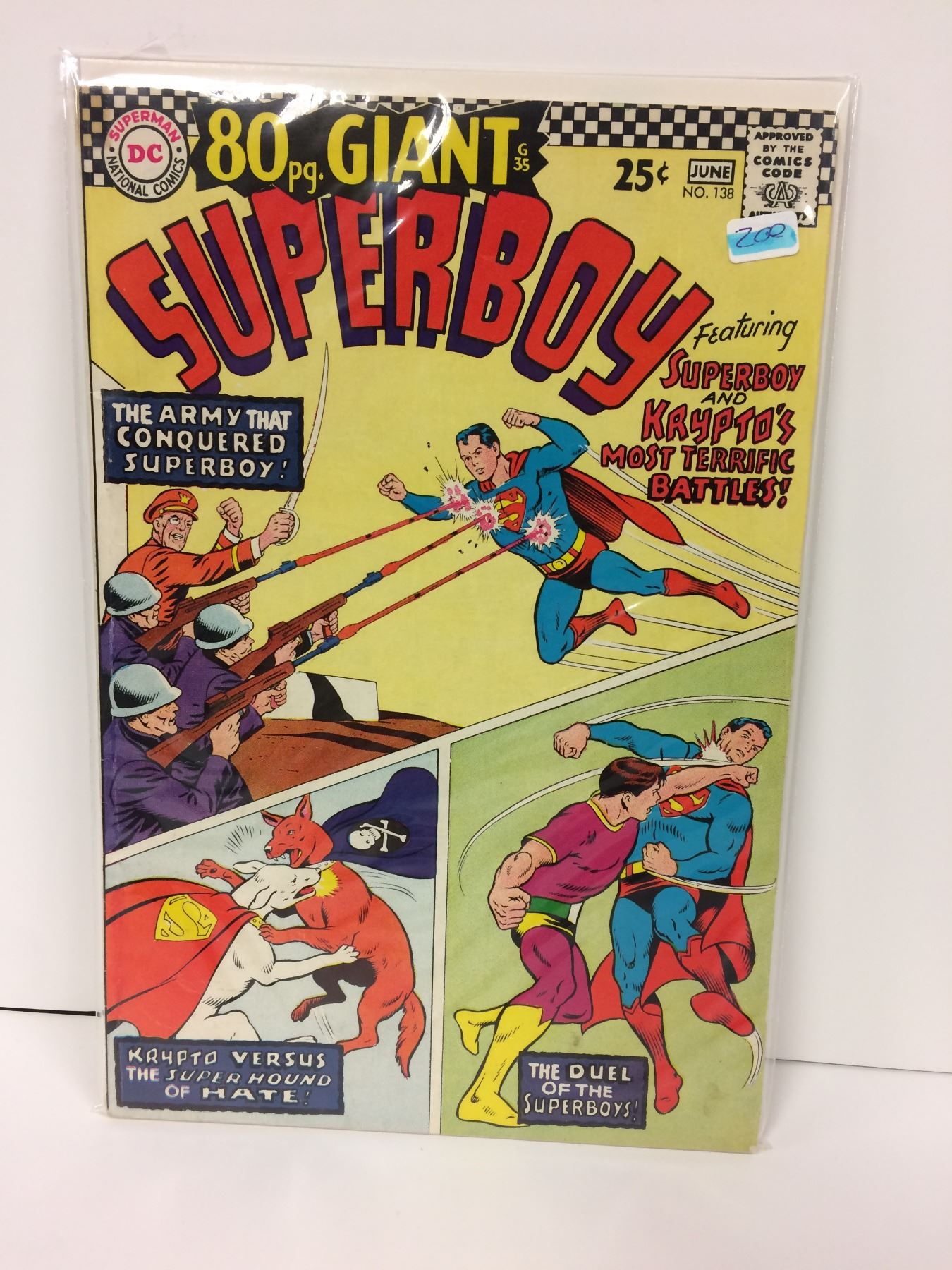 Superboy Giant #138 Army That Conquered Superboy DC COMIC