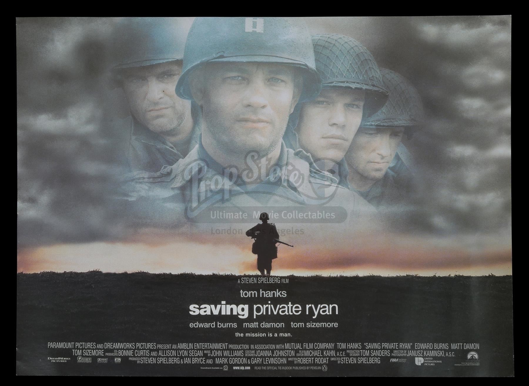 SAVING PRIVATE RYAN (1998) - Captain John Miller's (Tom Hanks) Beach ...