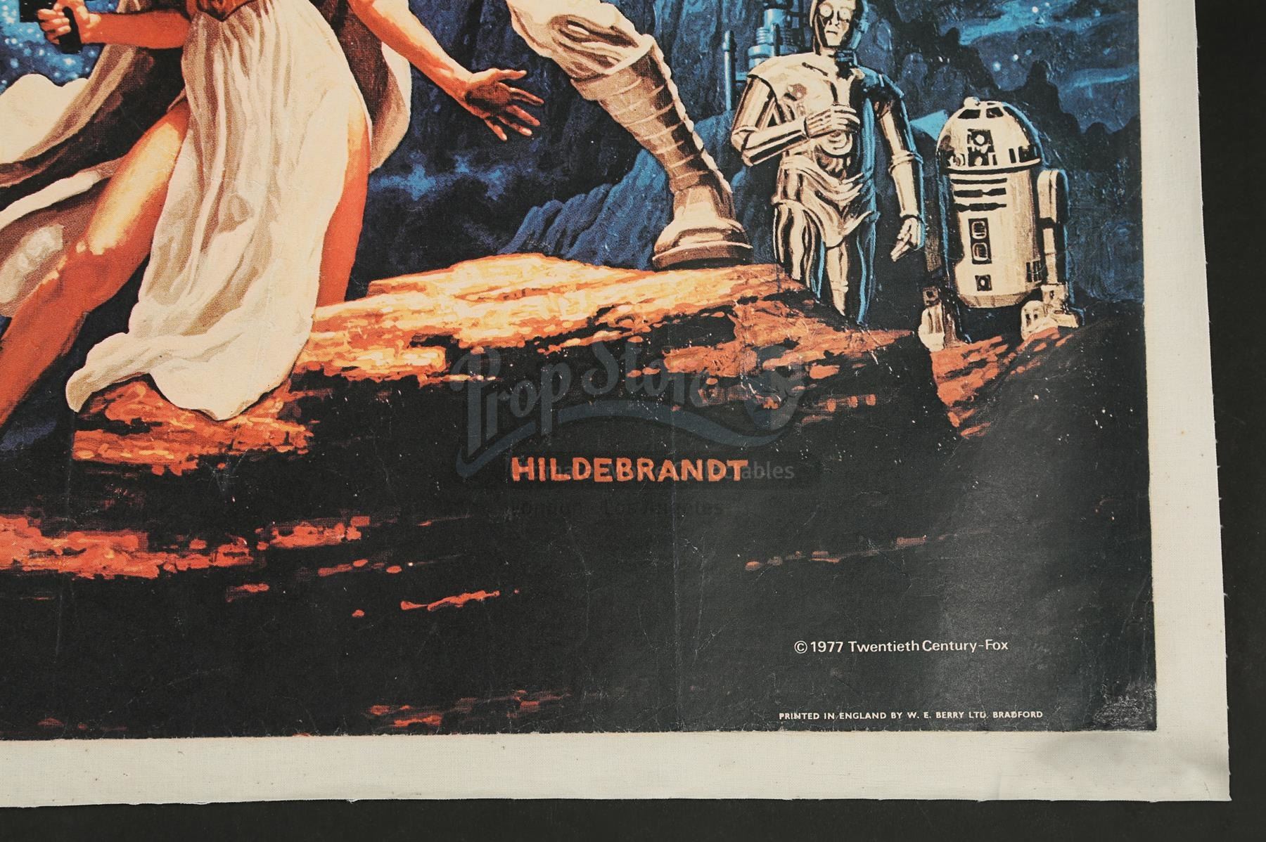 STAR WARS: A NEW HOPE (1977) - Hildebrandt UK Quad Poster