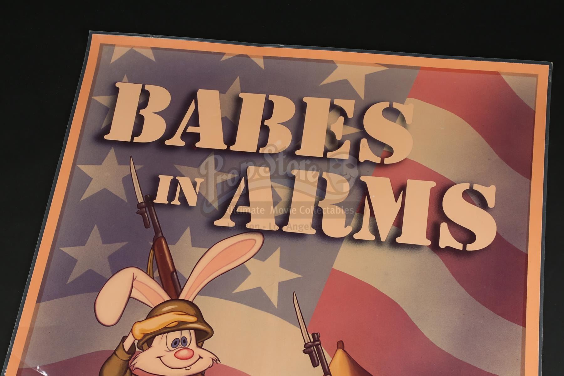 WHO FRAMED ROGER RABBIT (1988) - Maroon Cartoons 'Babes In Arms' Poster