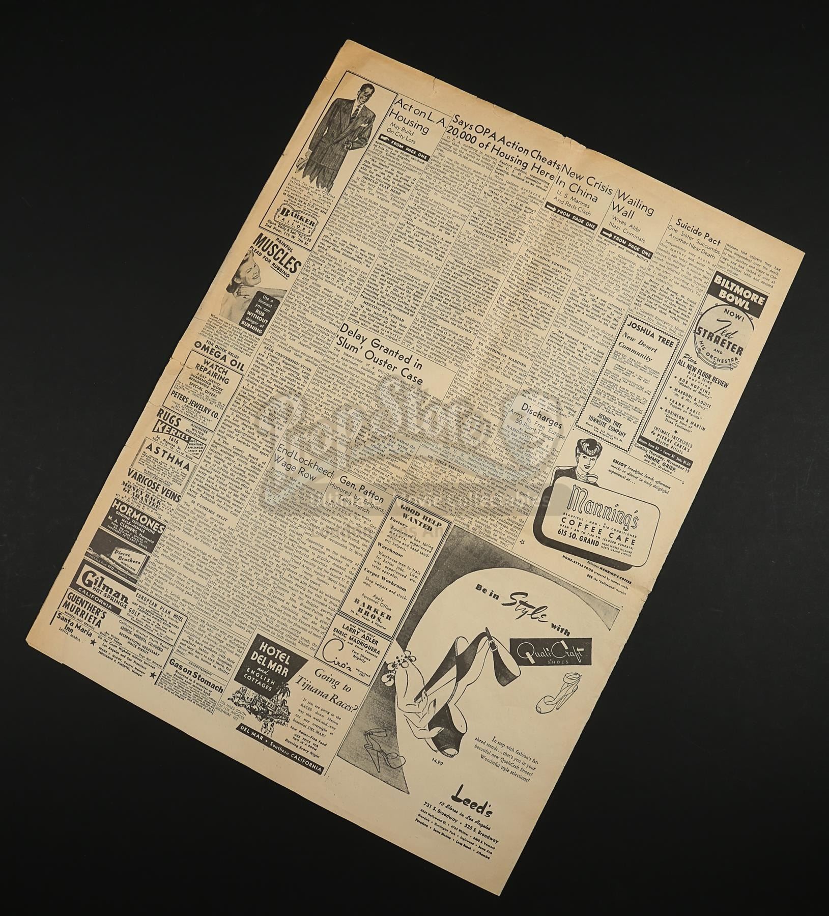 WHO FRAMED ROGER RABBIT (1988) - Los Angeles Chronicle 'Toon Kills Man ...