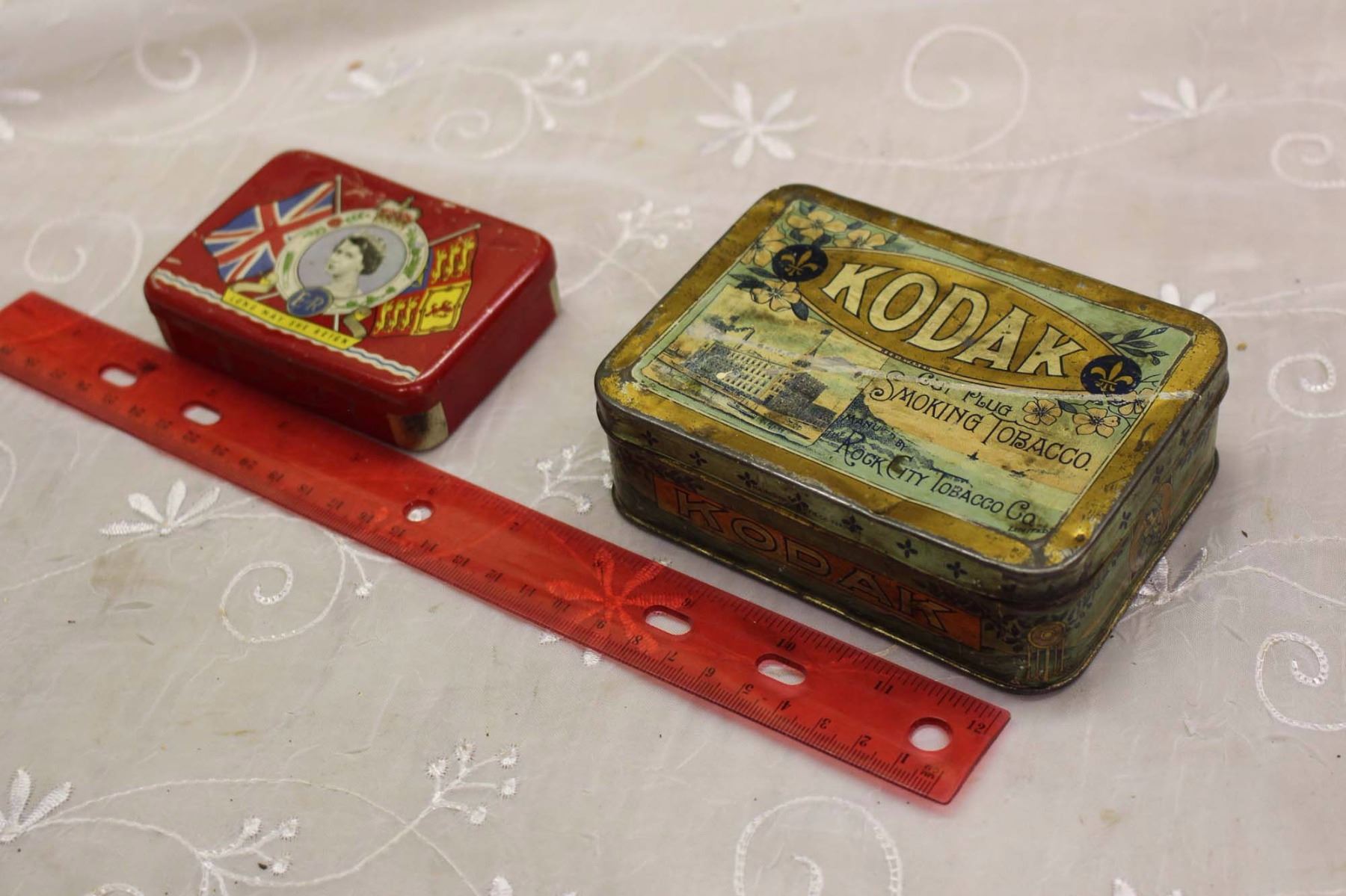Kodak Smoking Tobacco Tin – Rare, & A Queen Elizabeth Coronation 1953 ...