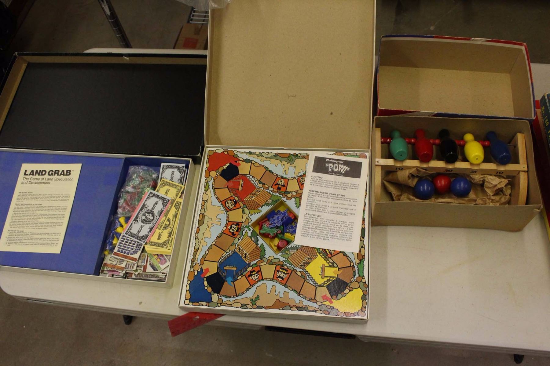 Lot of Vintage Board Games (6)(Pow, Coast to Coast, Bowling Alley ...