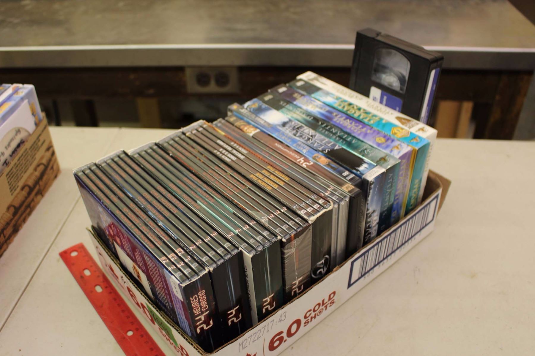 Box Full of DVD TV Series's