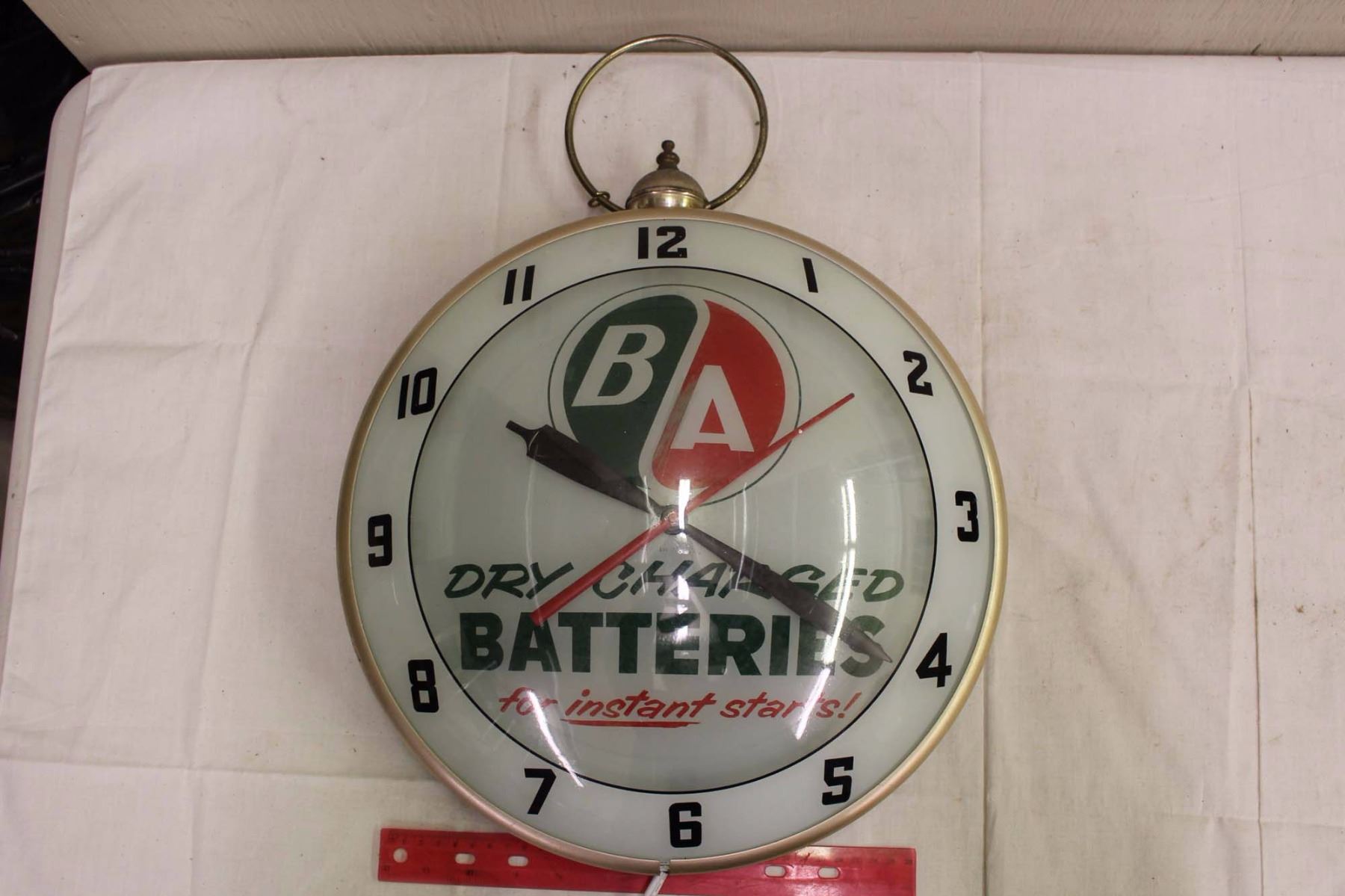 BA Double Bubble Light Up Clock