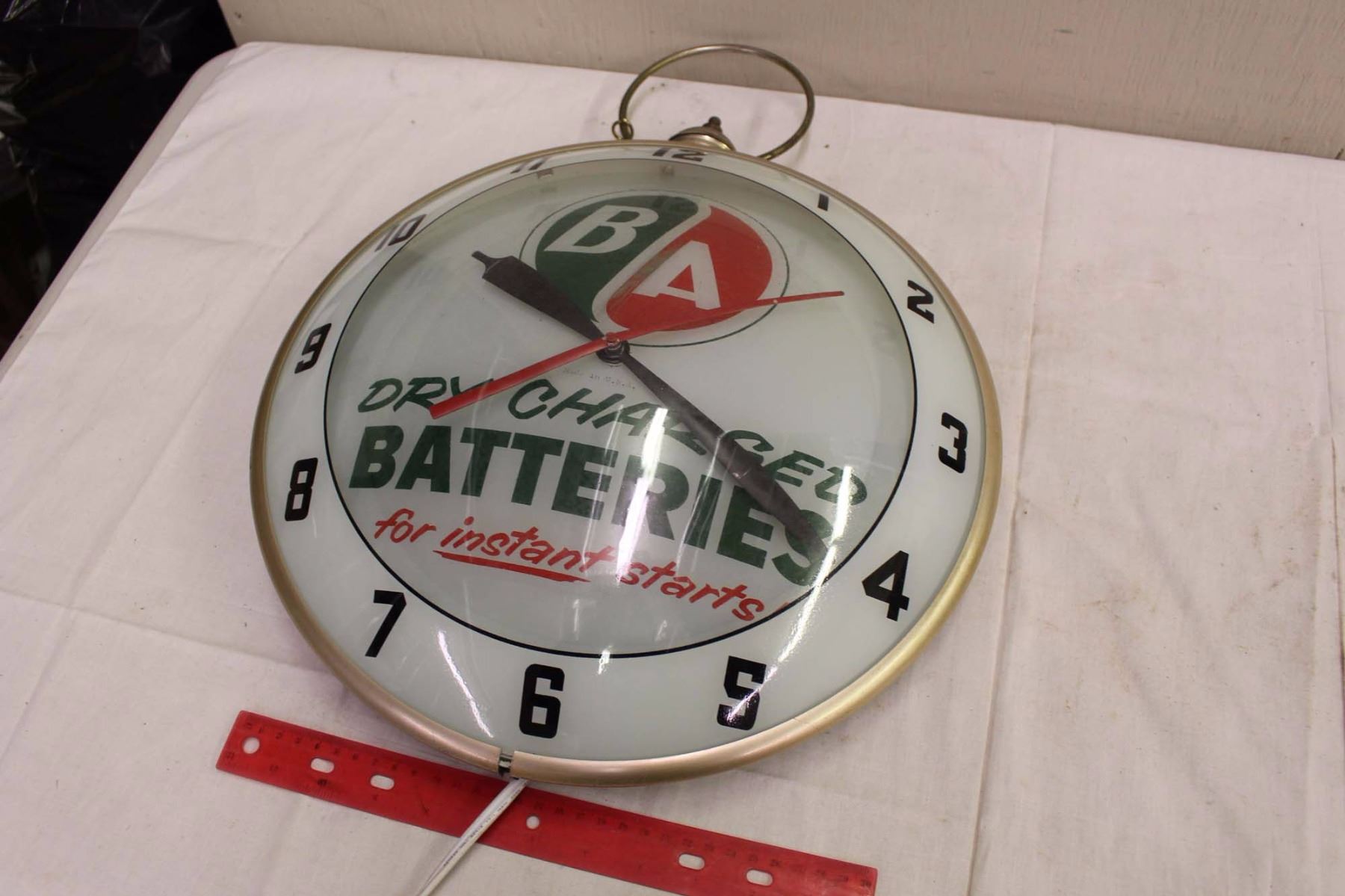 BA Double Bubble Light Up Clock