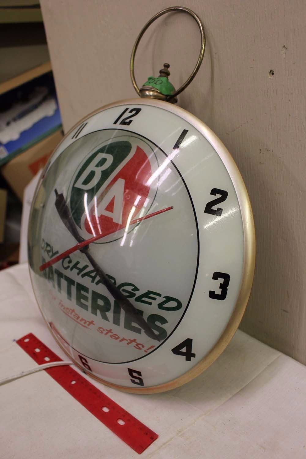 BA Double Bubble Light Up Clock