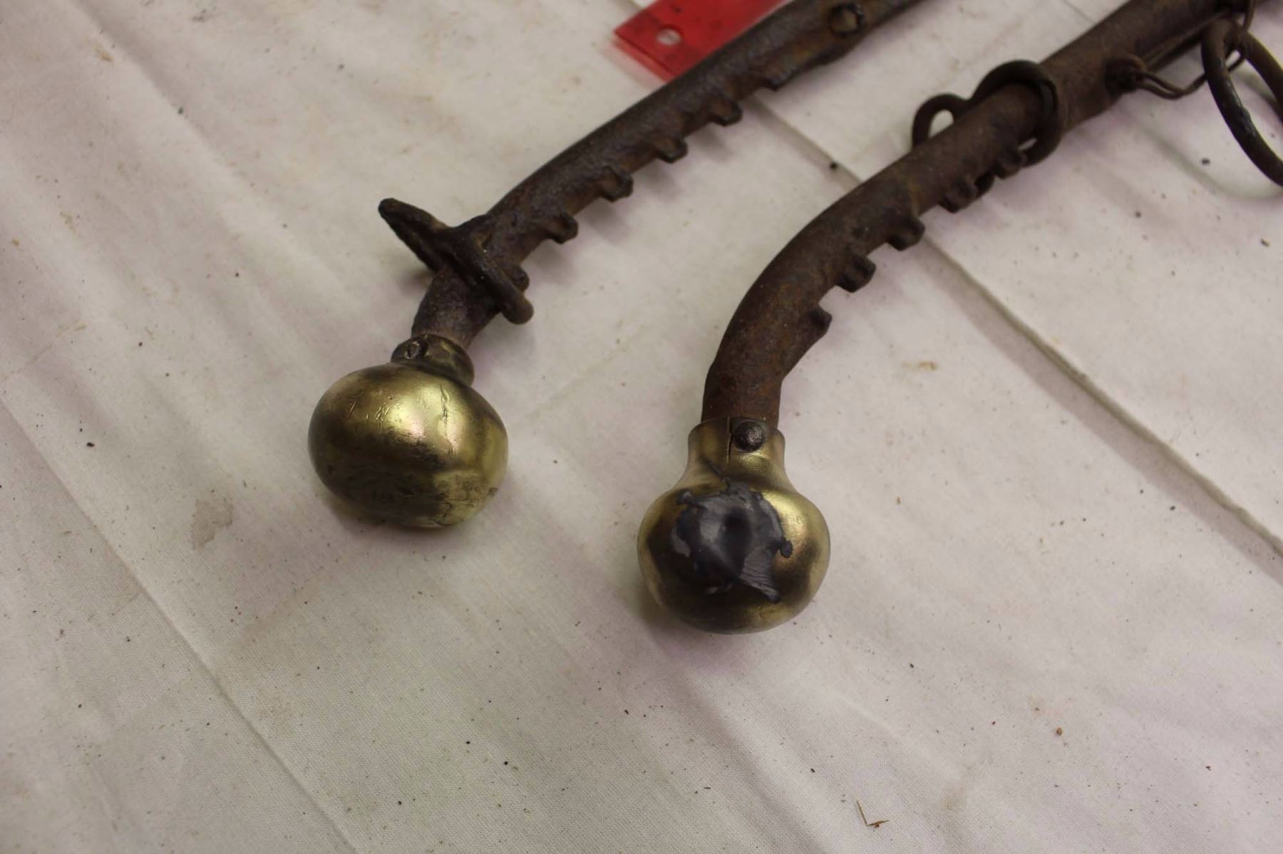 Pair Of Cast Iron Hames (1918)